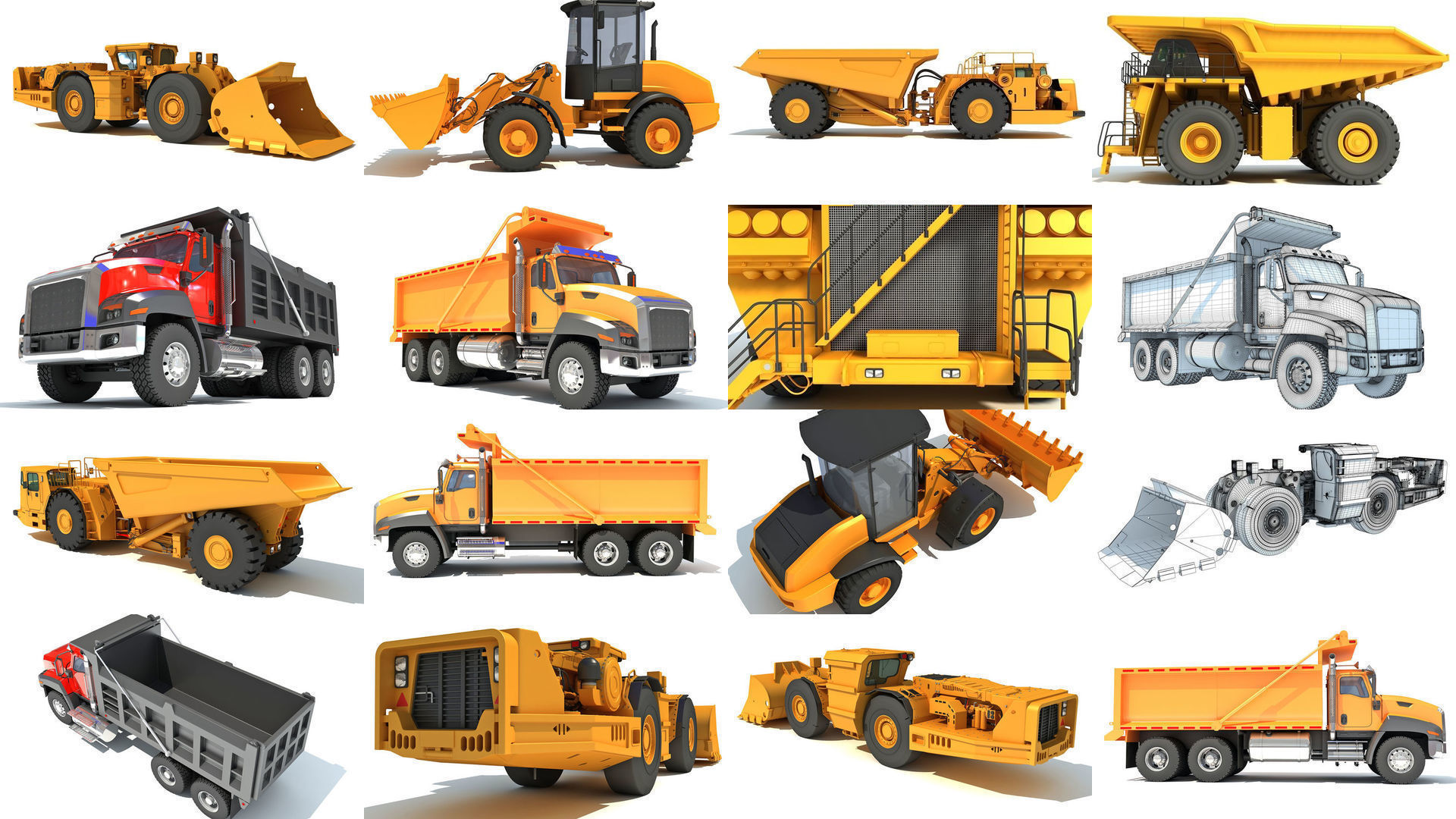 Mining Vehicles 3D Models 3D Model Collection | CGTrader