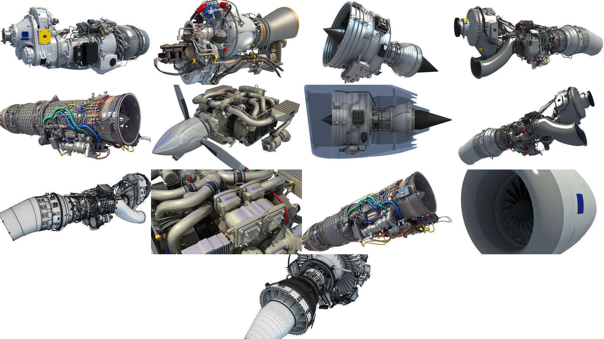 Aircraft Engines 3D Models Collection | CGTrader