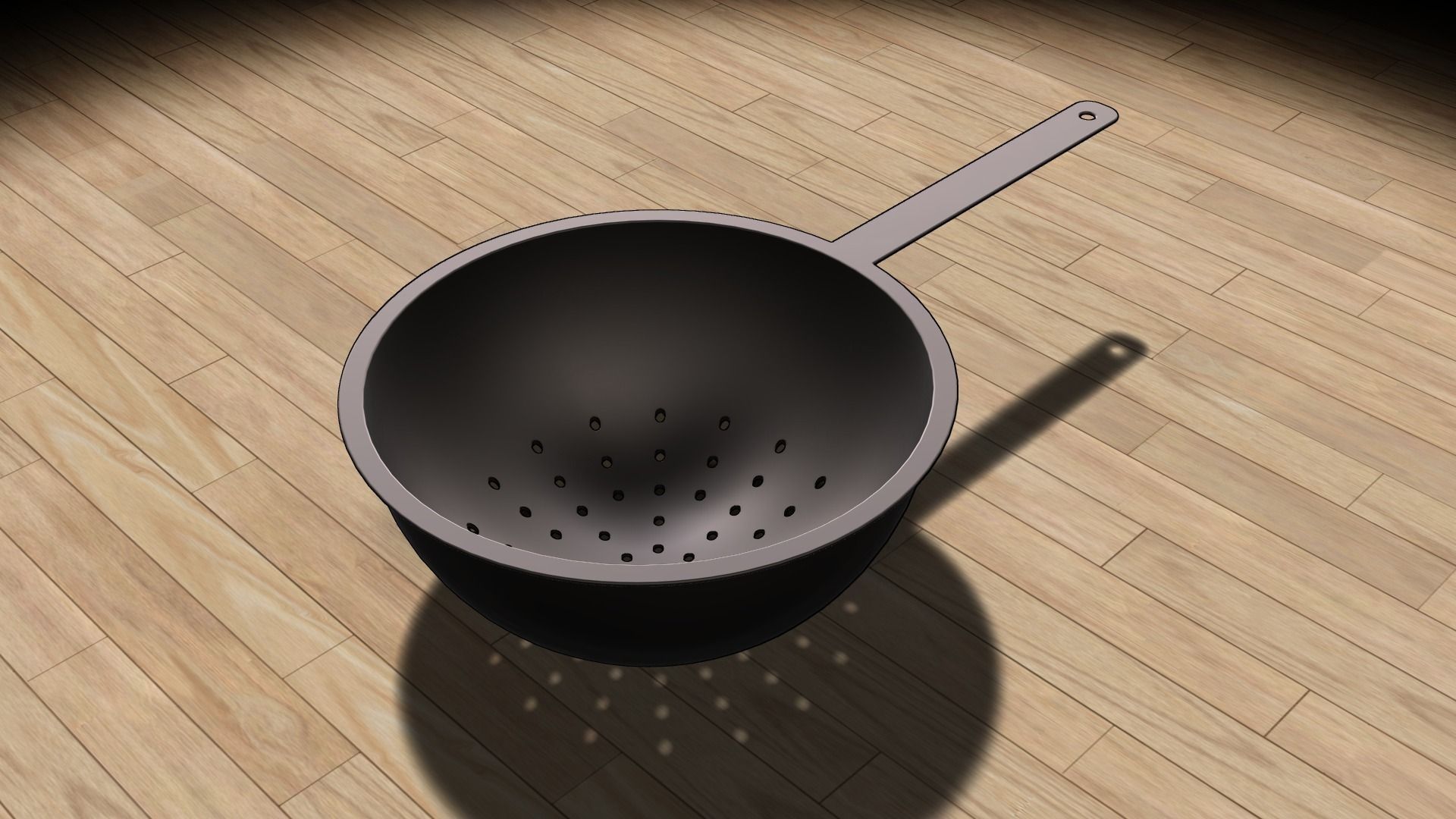 Colander pot free 3D model | CGTrader
