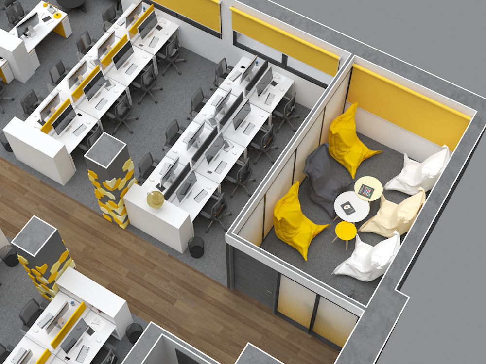 OFFICE 3D FLOORPLAN 3D model | CGTrader