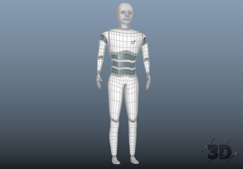 Robot humanoid 3D model | CGTrader