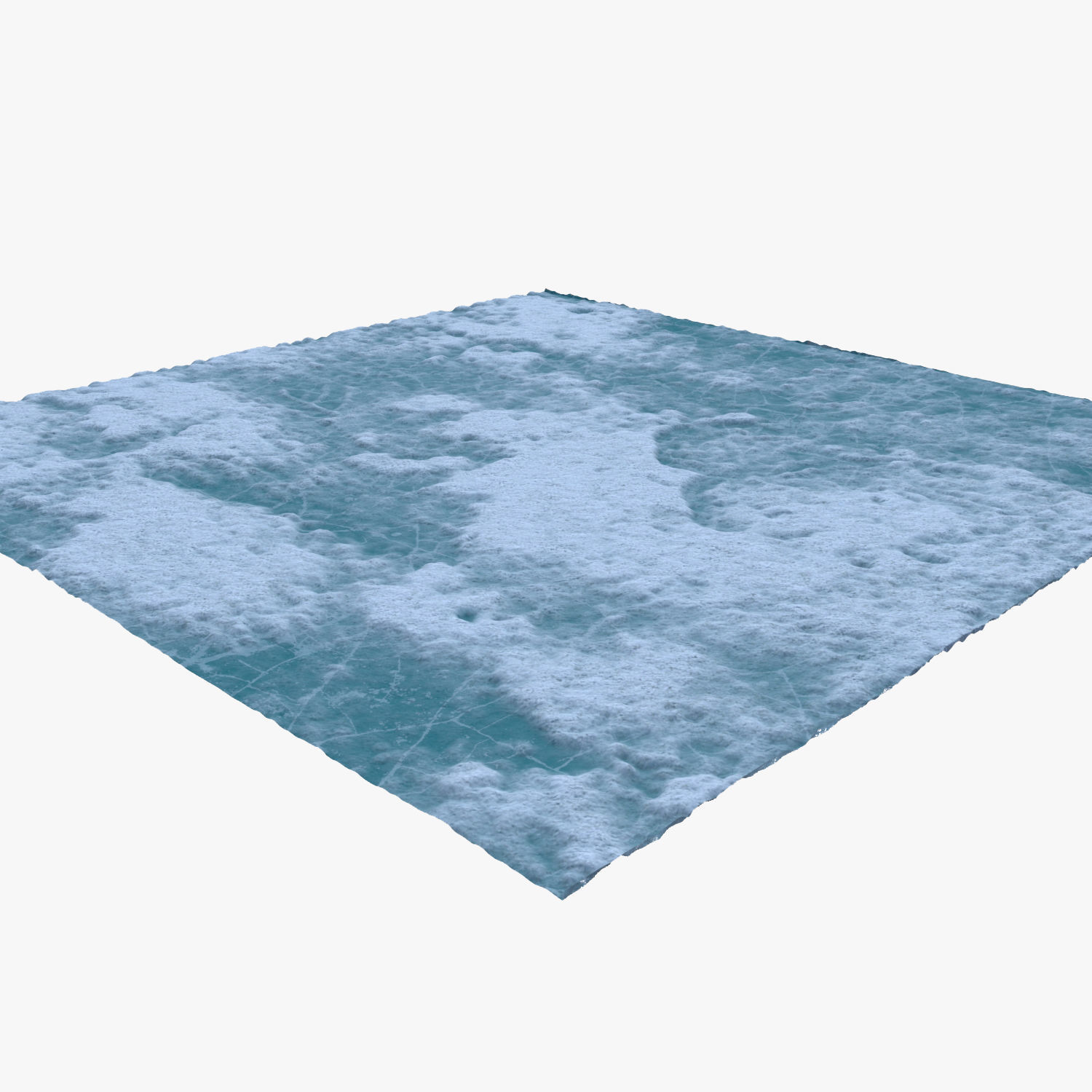 3D model Ice ground material VR / AR / low-poly | CGTrader