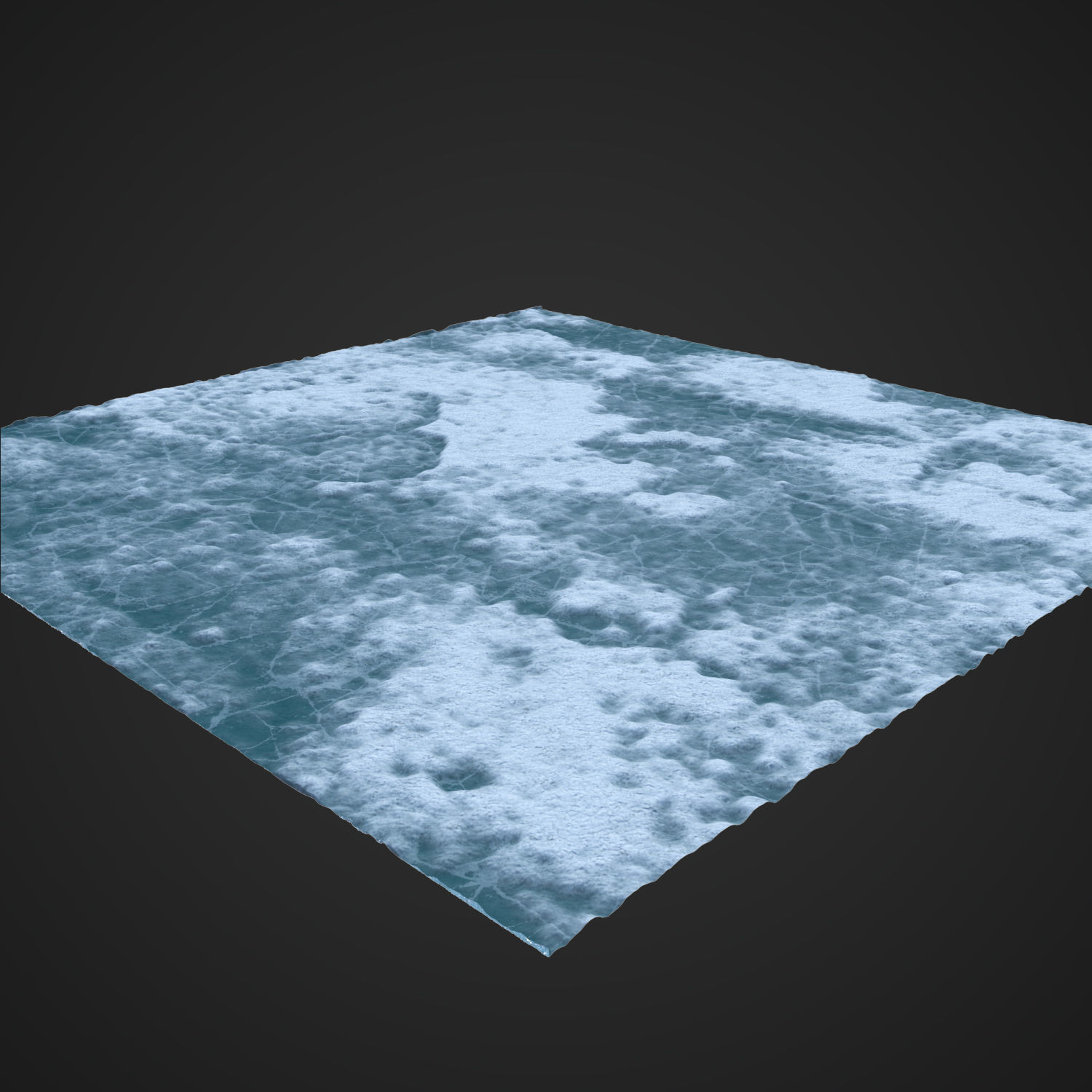 3D model Ice ground material VR / AR / low-poly | CGTrader