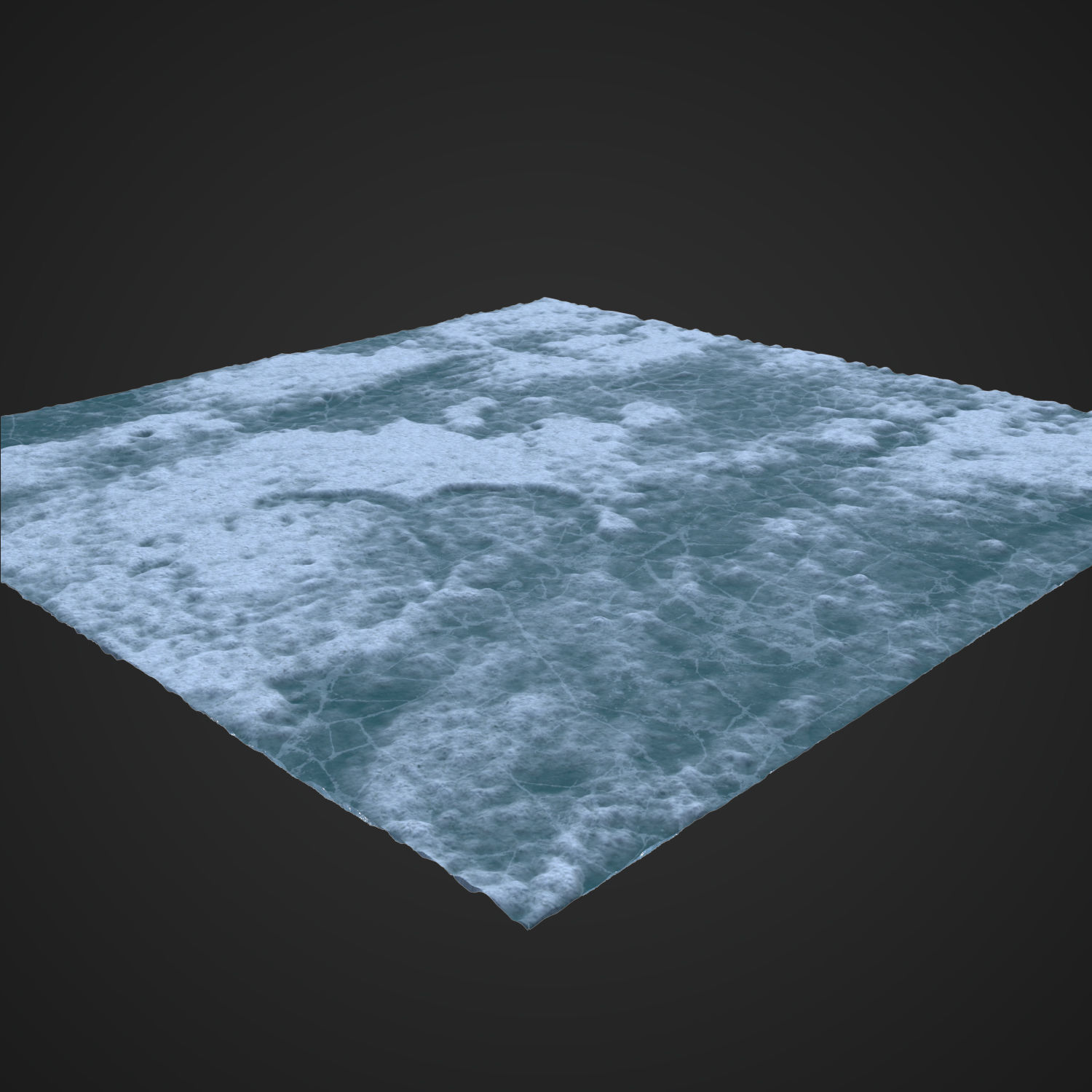 3D model Ice ground material VR / AR / low-poly | CGTrader