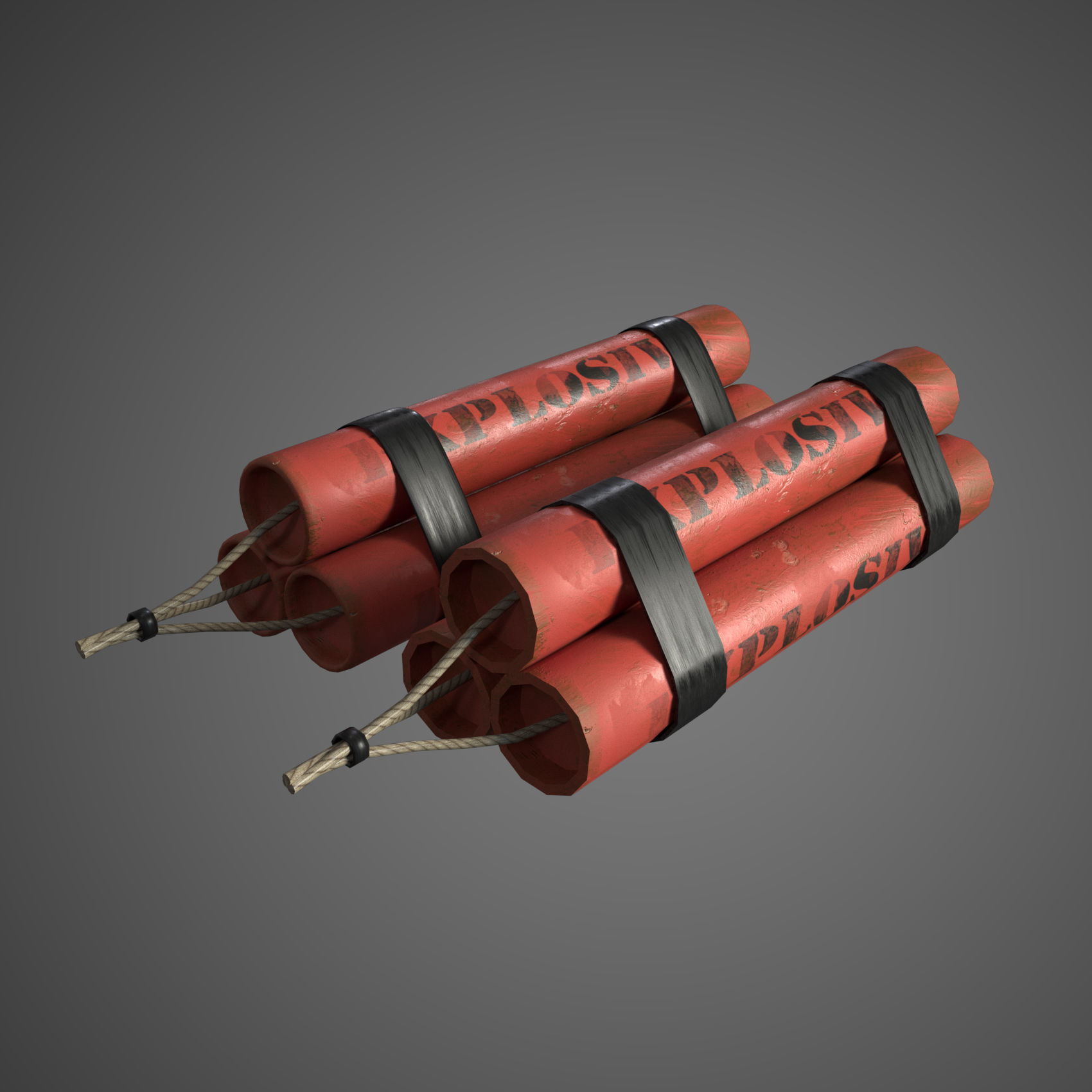 3D model dynamite grenade VR / AR / low-poly | CGTrader