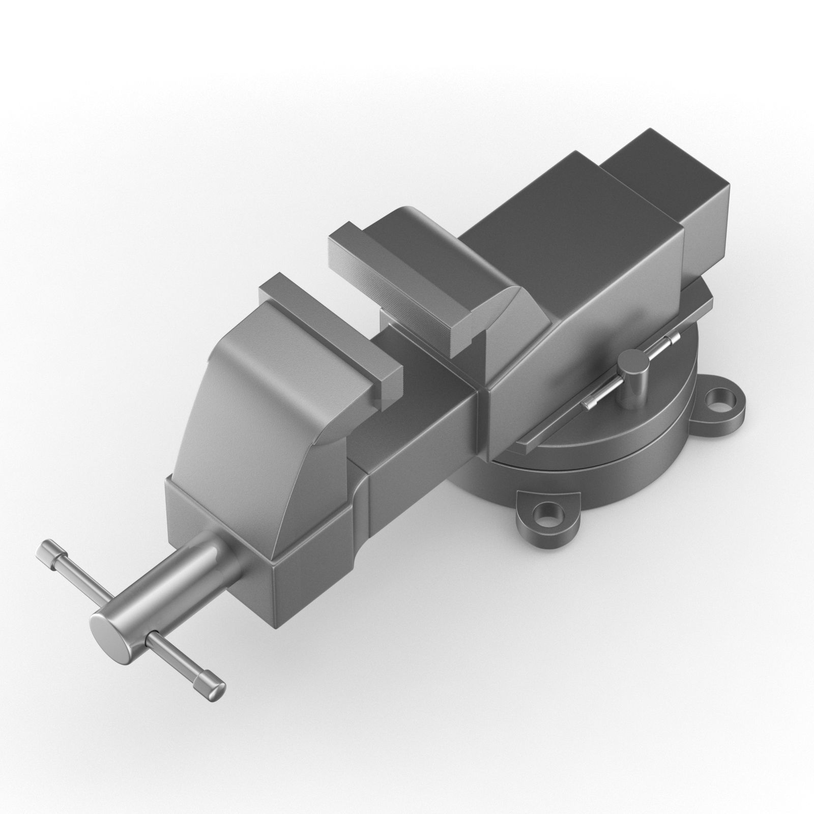 Vises metal vise 3D model | CGTrader