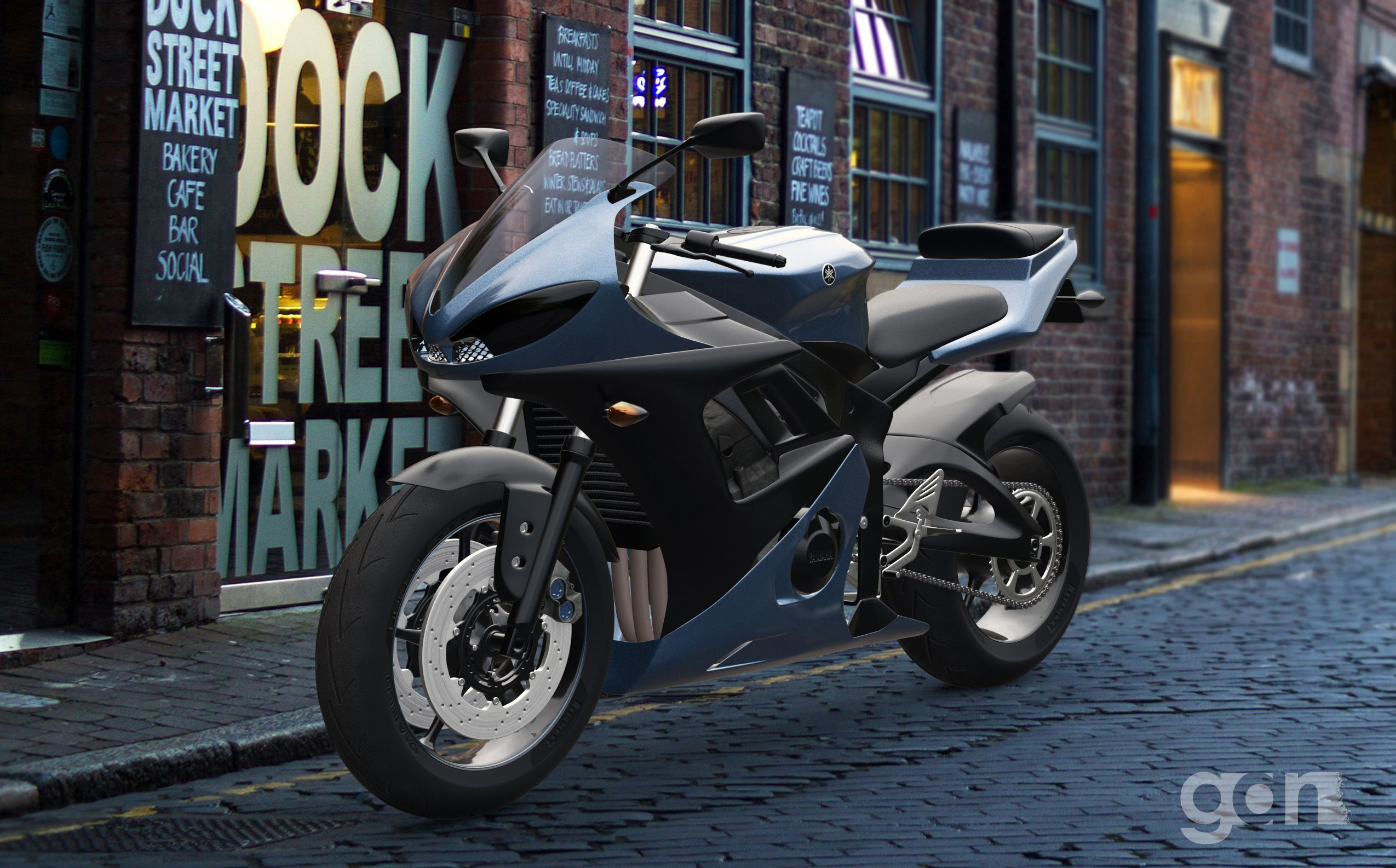 Yamaha R6 3D model | CGTrader