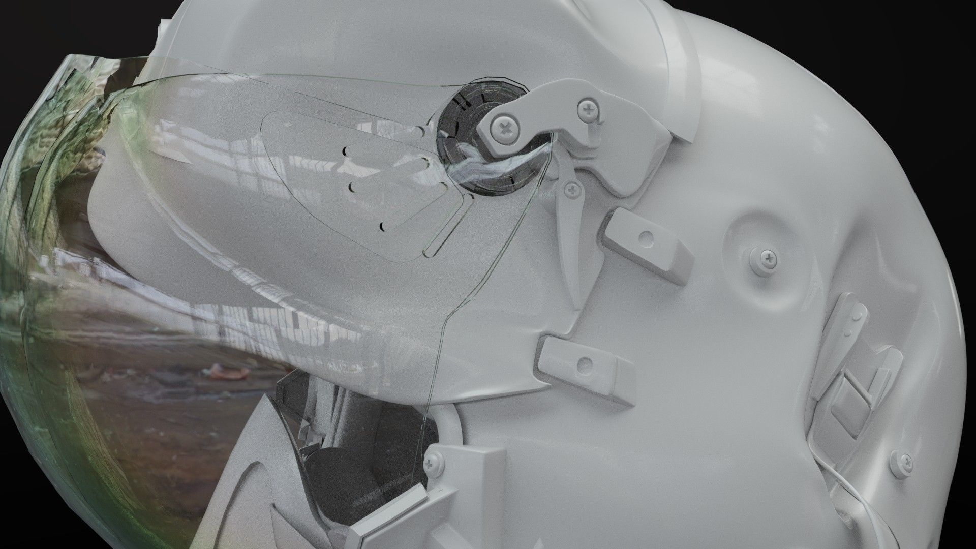 FLIGHT SUIT F35 Helmet 3D model | CGTrader