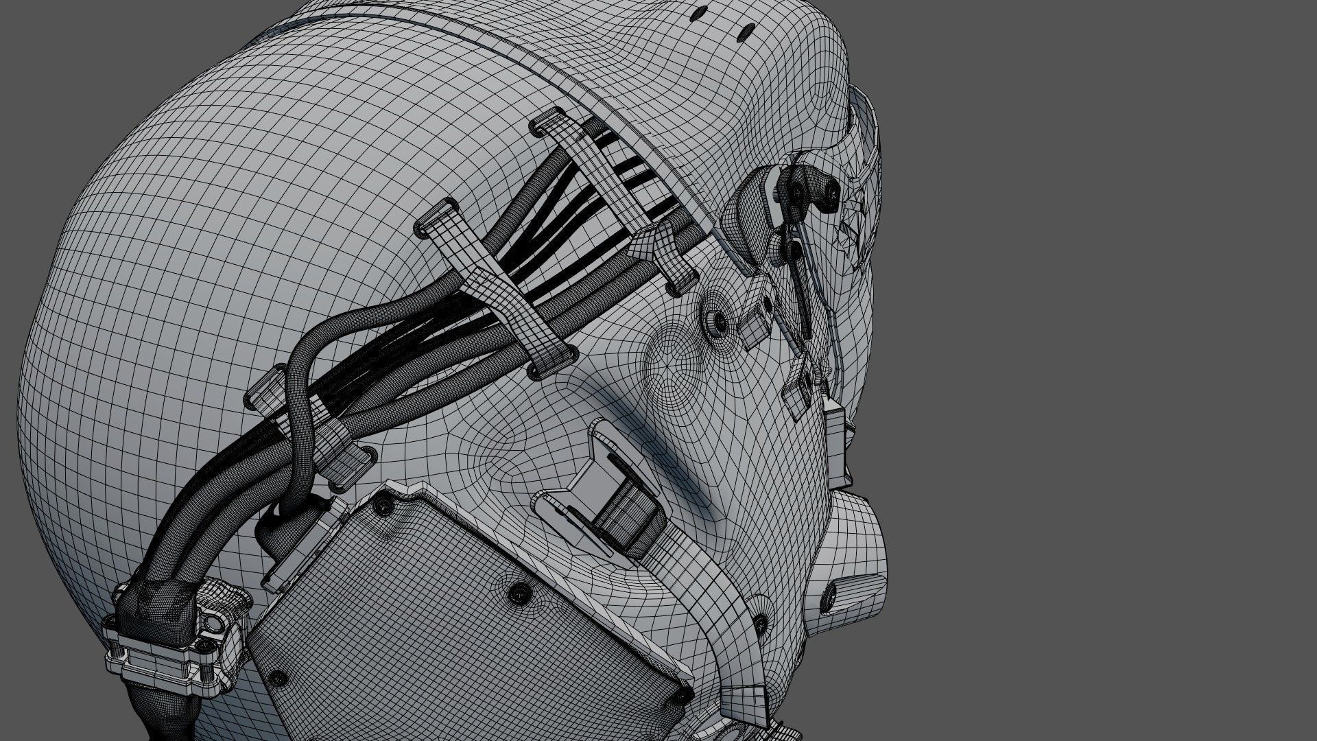 FLIGHT SUIT F35 Helmet 3D model | CGTrader