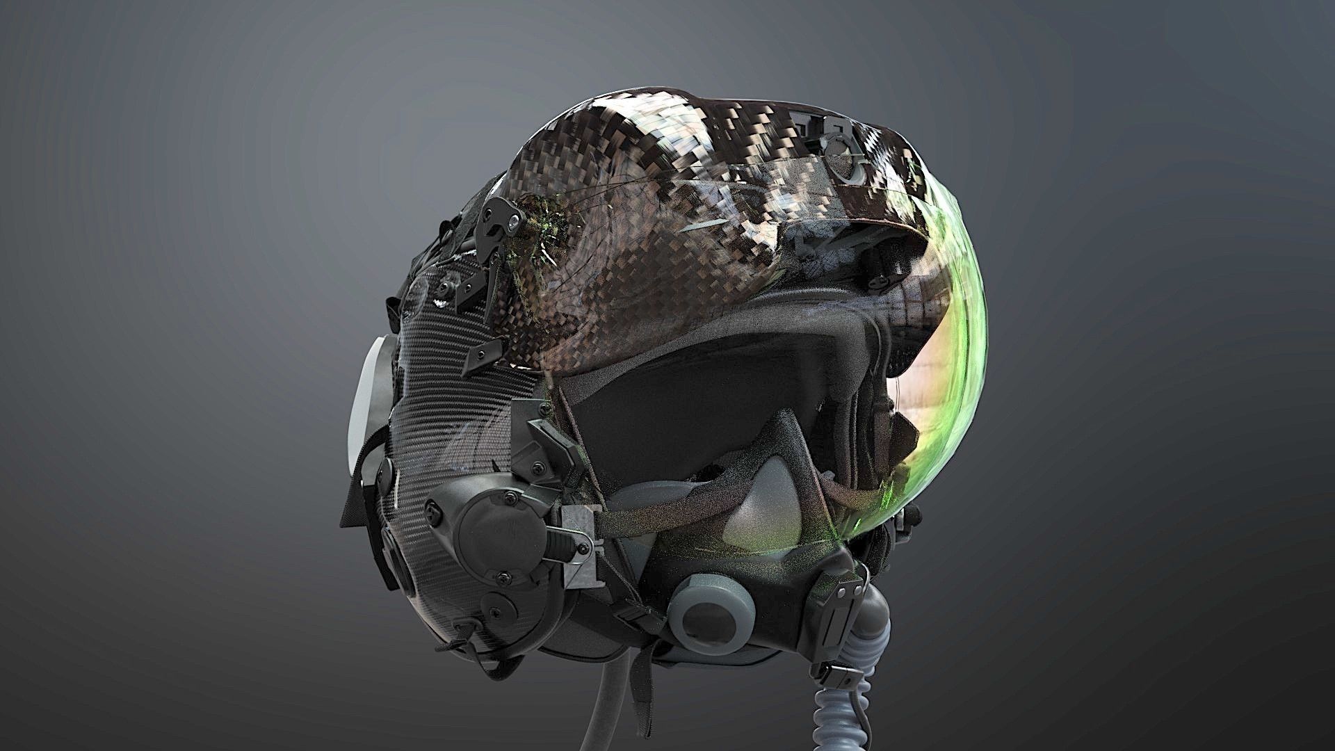 FLIGHT SUIT F35 Helmet 3D model | CGTrader