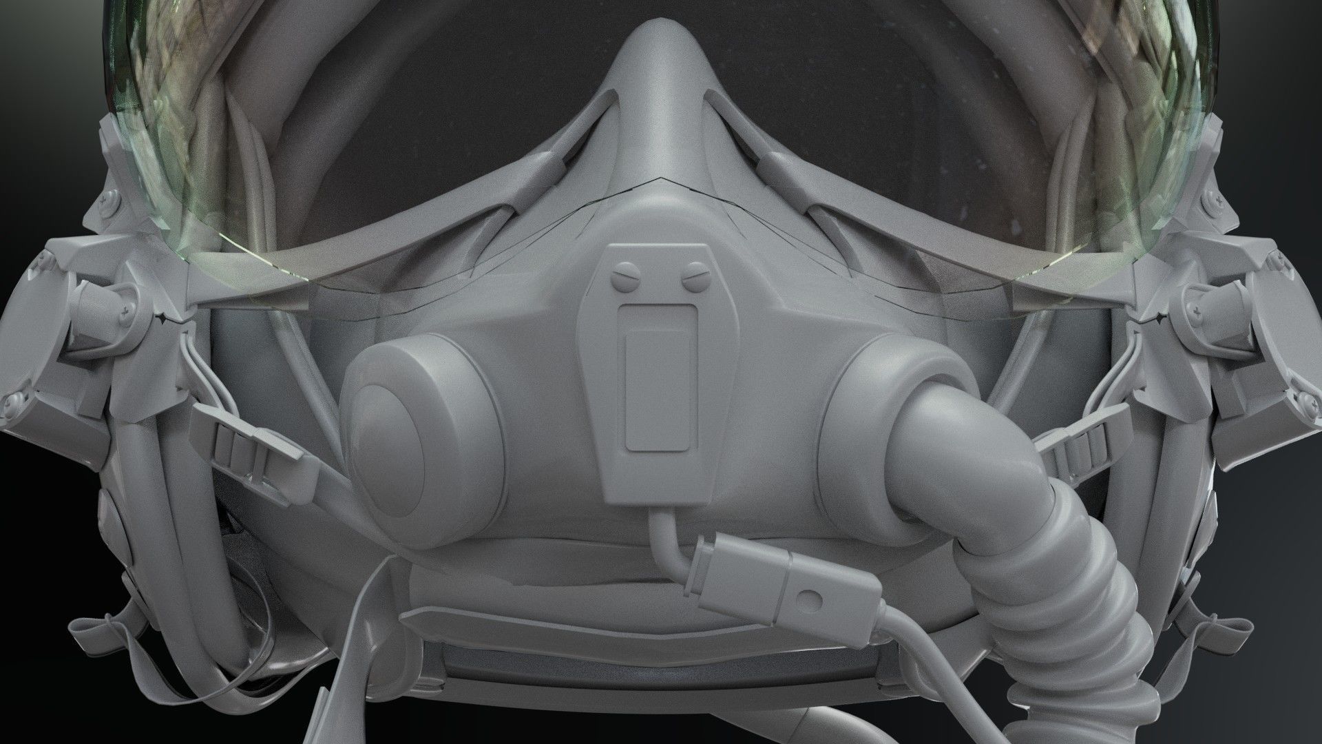 FLIGHT SUIT F35 Helmet 3D model | CGTrader