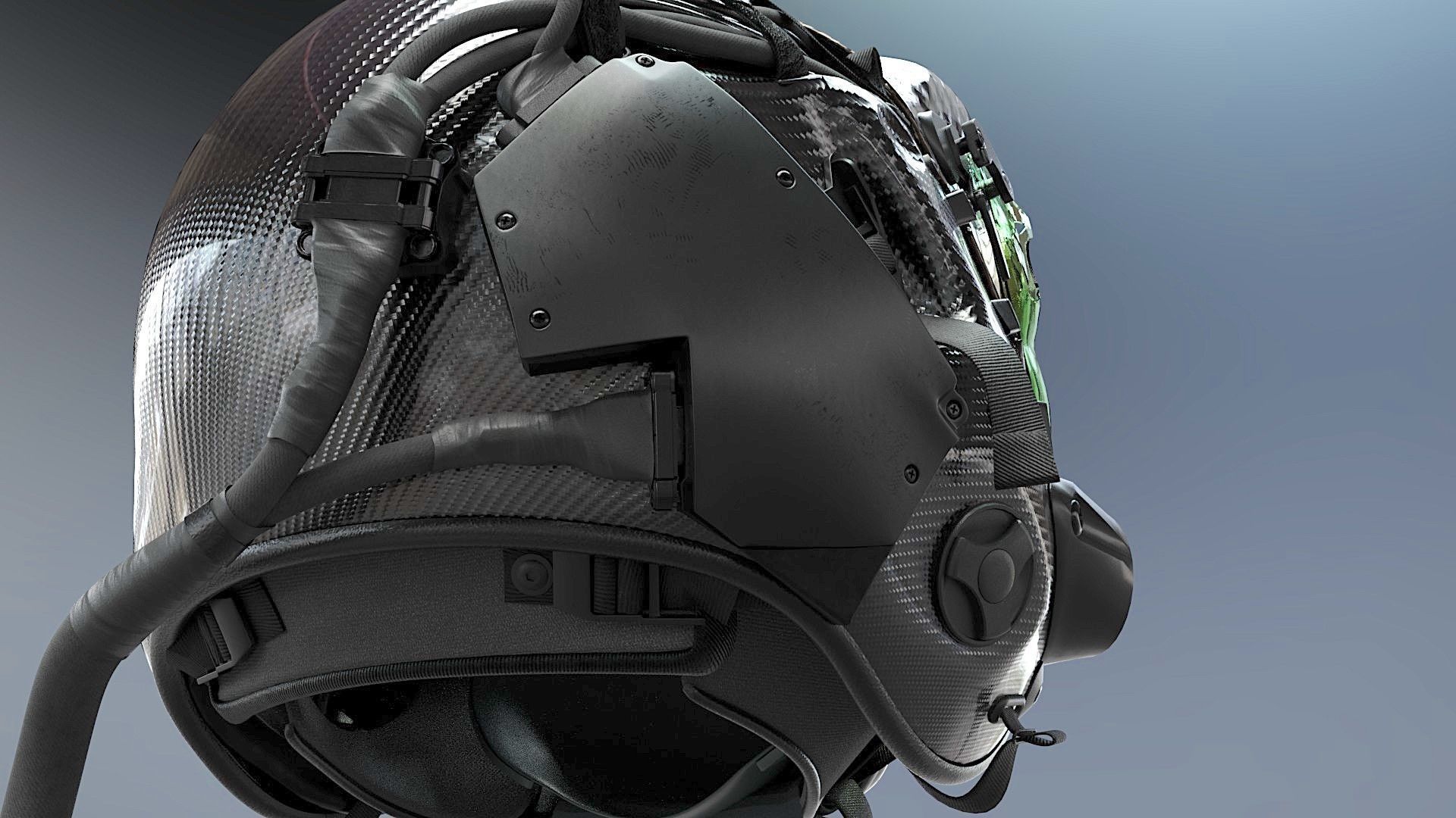 FLIGHT SUIT F35 Helmet 3D model | CGTrader