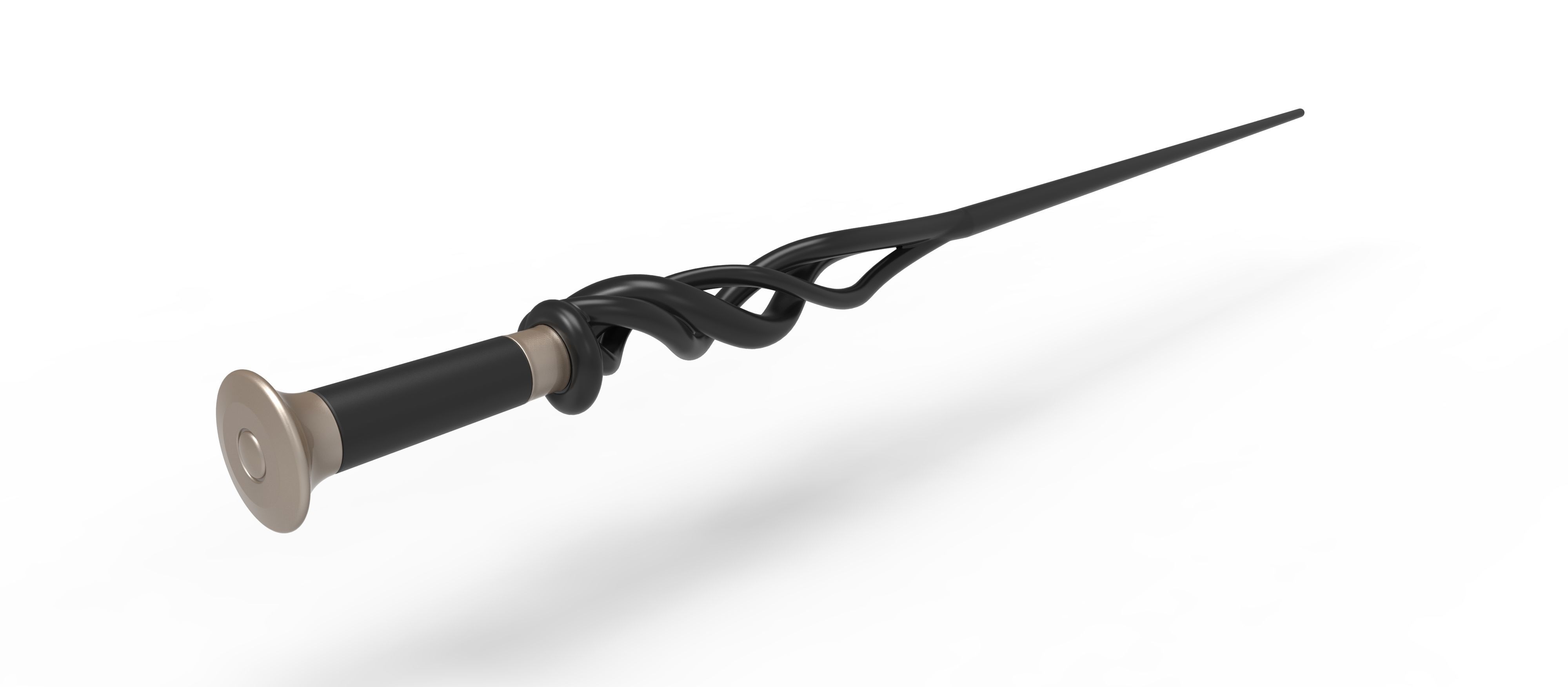 Original wand of Dumbledore from the movie Fantastic Beasts II 3D model ...