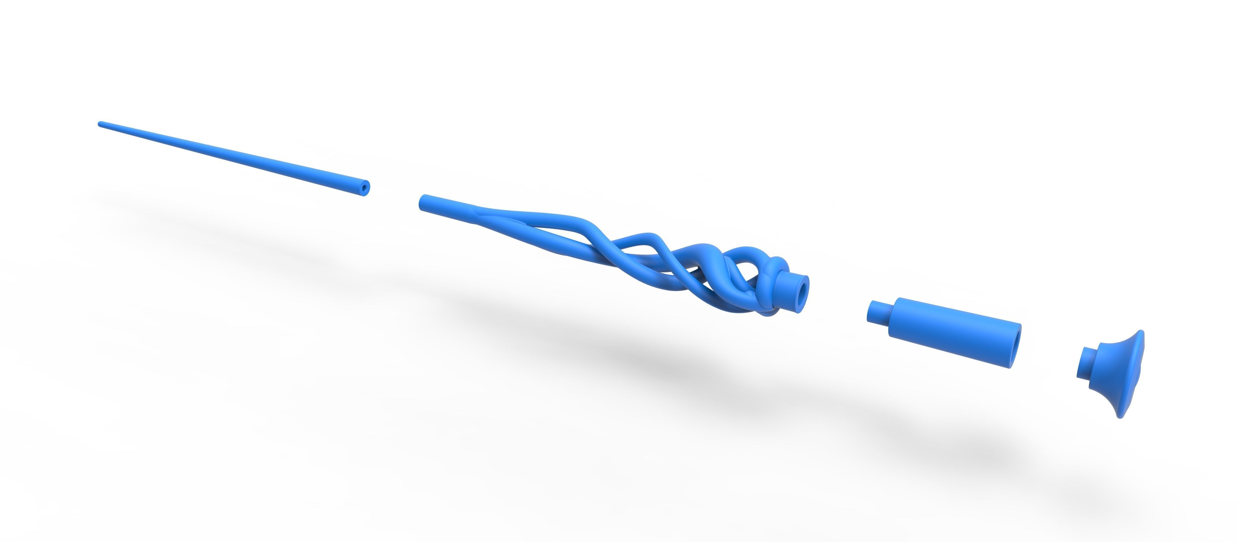 Original wand of Dumbledore from the movie Fantastic Beasts II 3D model ...