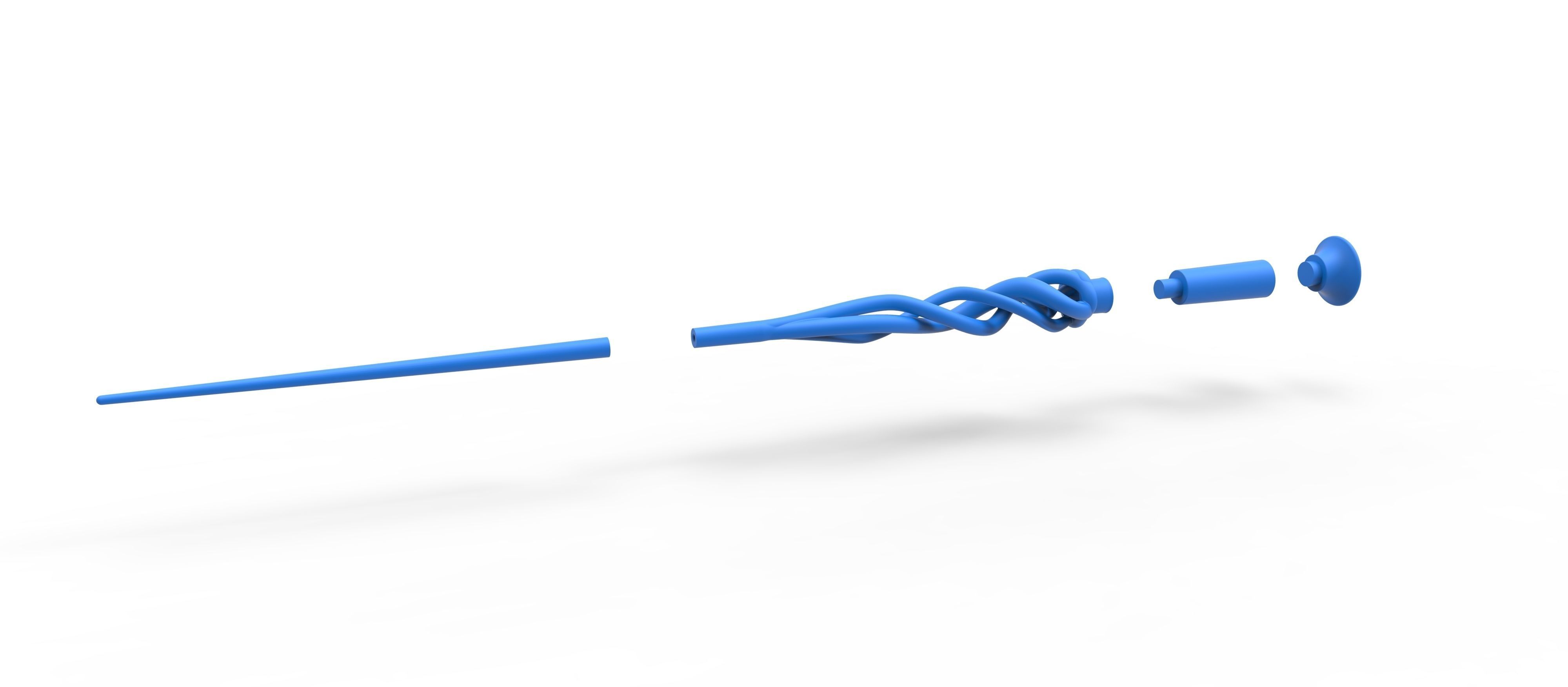 Original wand of Dumbledore from the movie Fantastic Beasts II 3D model ...