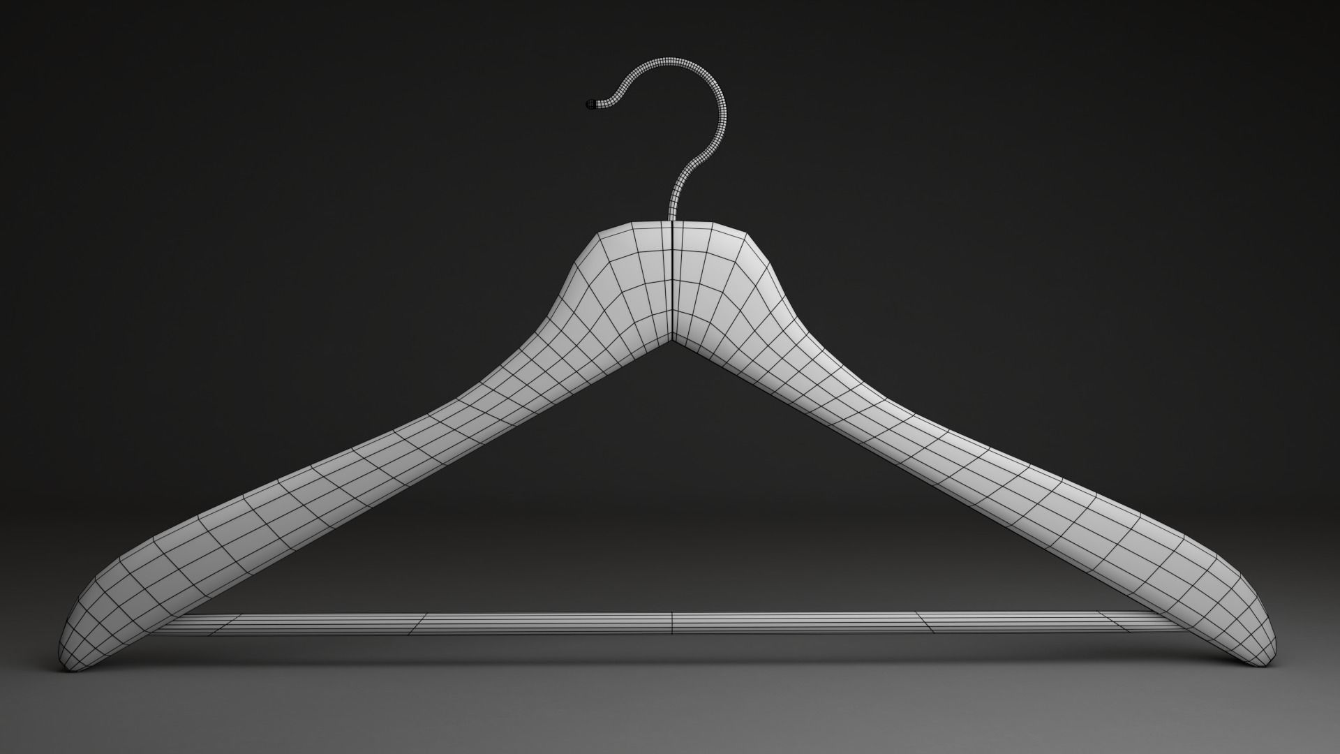 Wooden Hanger 3D model | CGTrader