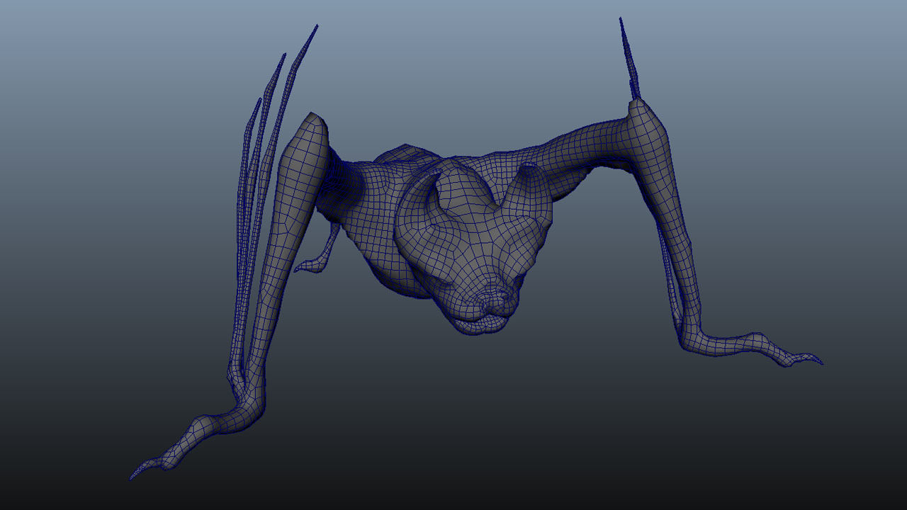 Vampire Bat Creature 3D model | CGTrader