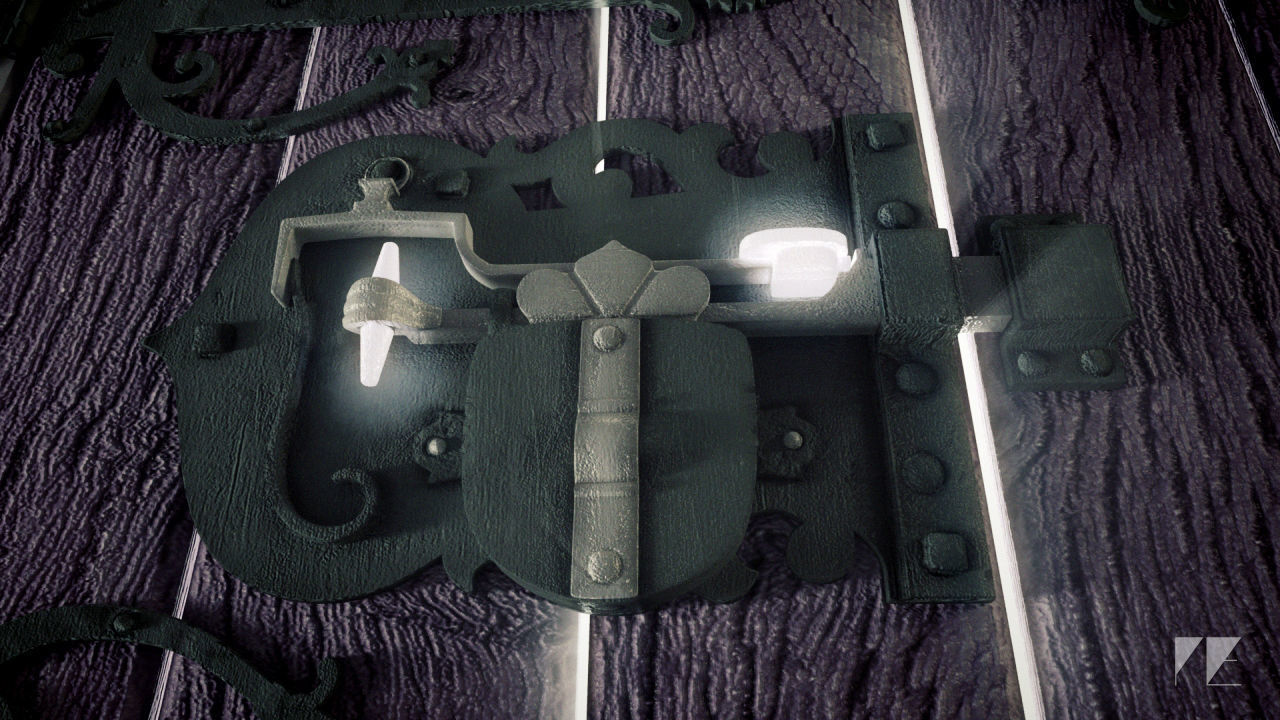 Fantasy Trap Door 3D model rigged | CGTrader