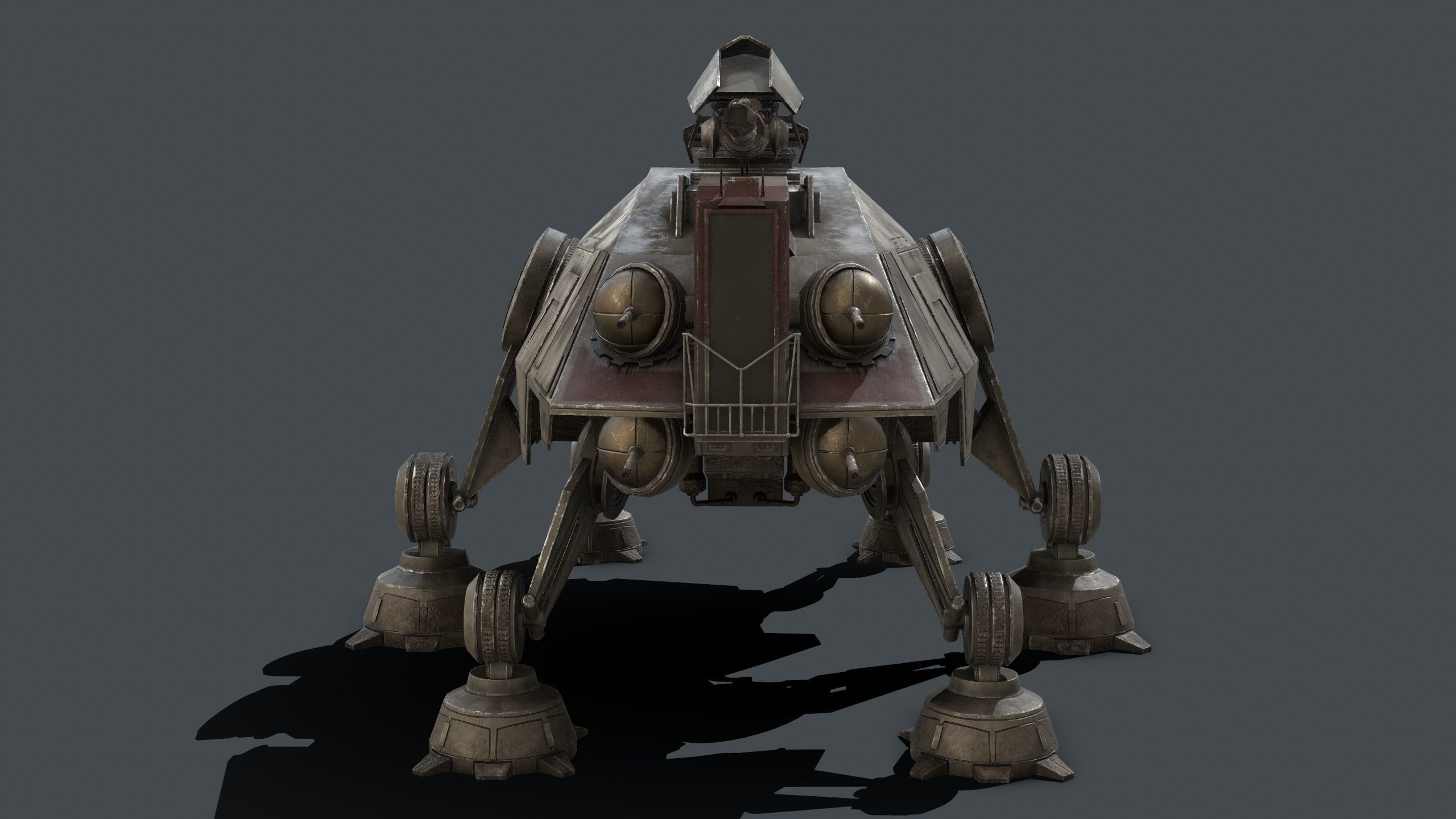 3D model Star Wars - AT-TE VR / AR / low-poly | CGTrader