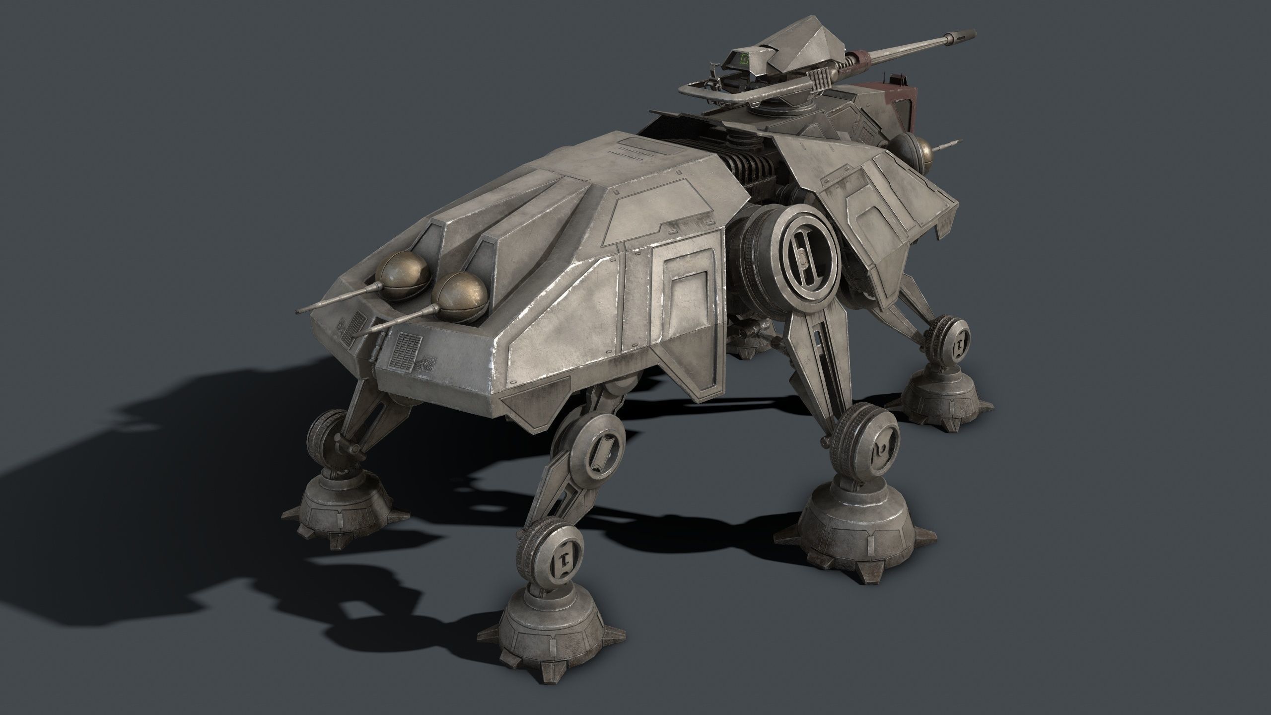 3D model Star Wars - AT-TE VR / AR / low-poly | CGTrader