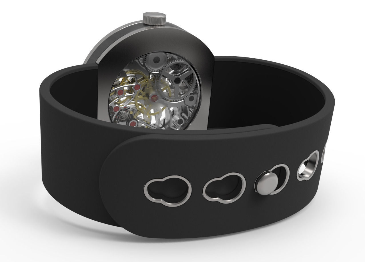 Woodchip Rise Watch free 3D model | CGTrader