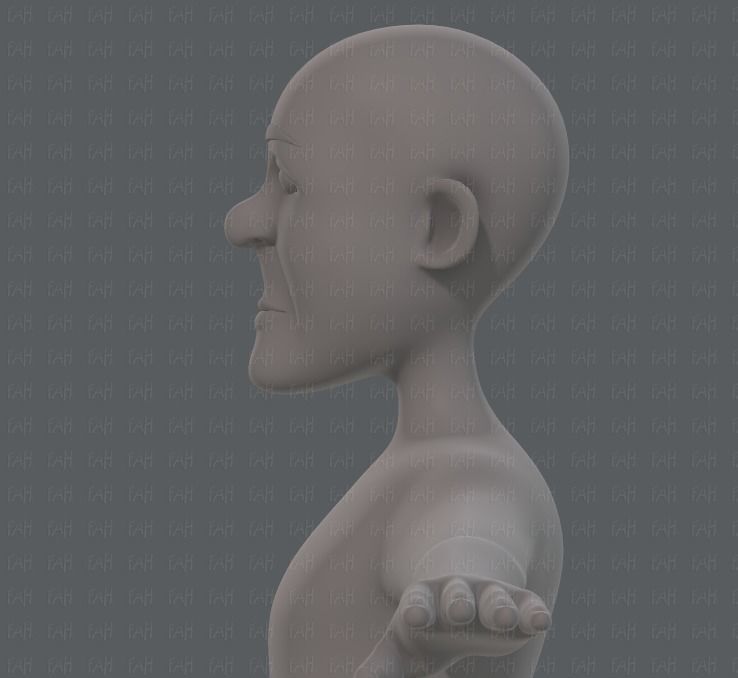 3D model Base mesh old man character V05 VR / AR / low-poly | CGTrader