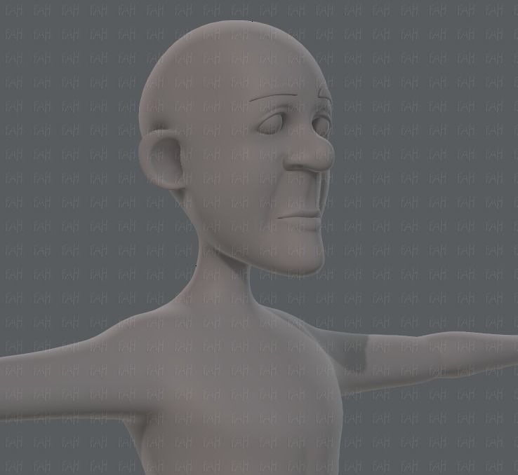 3D model Base mesh old man character V05 VR / AR / low-poly | CGTrader