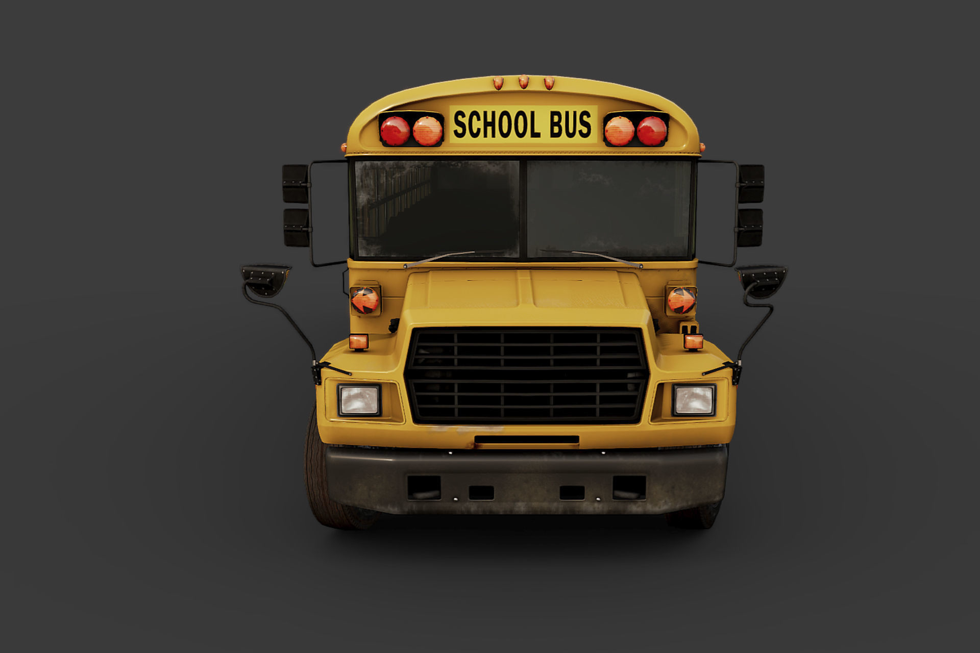3D model School Bus VR / AR / low-poly | CGTrader