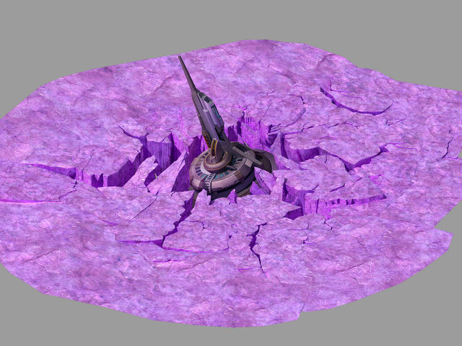 Battlestar - Icefield - Ice Face 03 3D model | CGTrader
