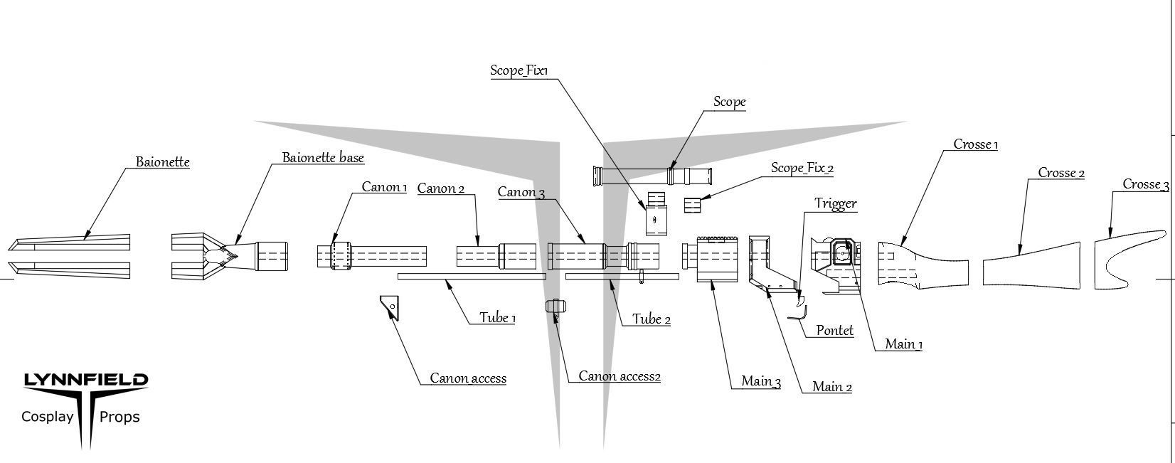 The Mandalorian rifle from the tv show 3D model 3D printable | CGTrader