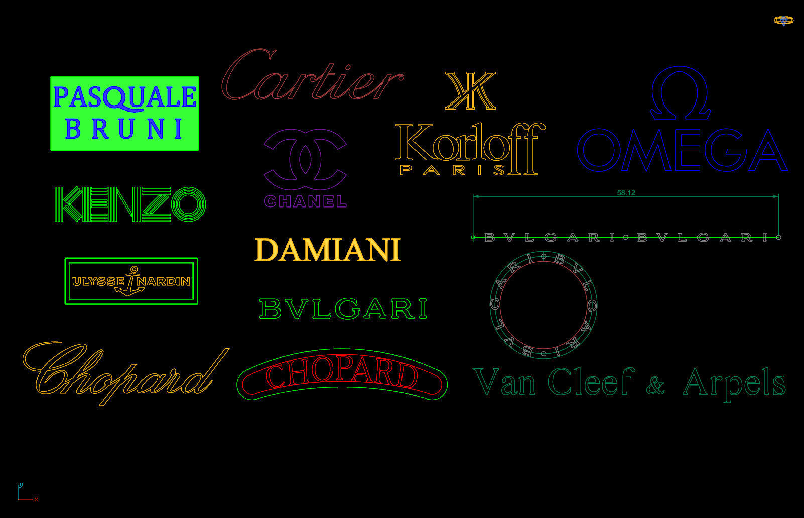 logos 3D model 3D printable | CGTrader