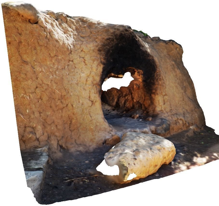 cavity with ashes and earth and stone 3D model | CGTrader