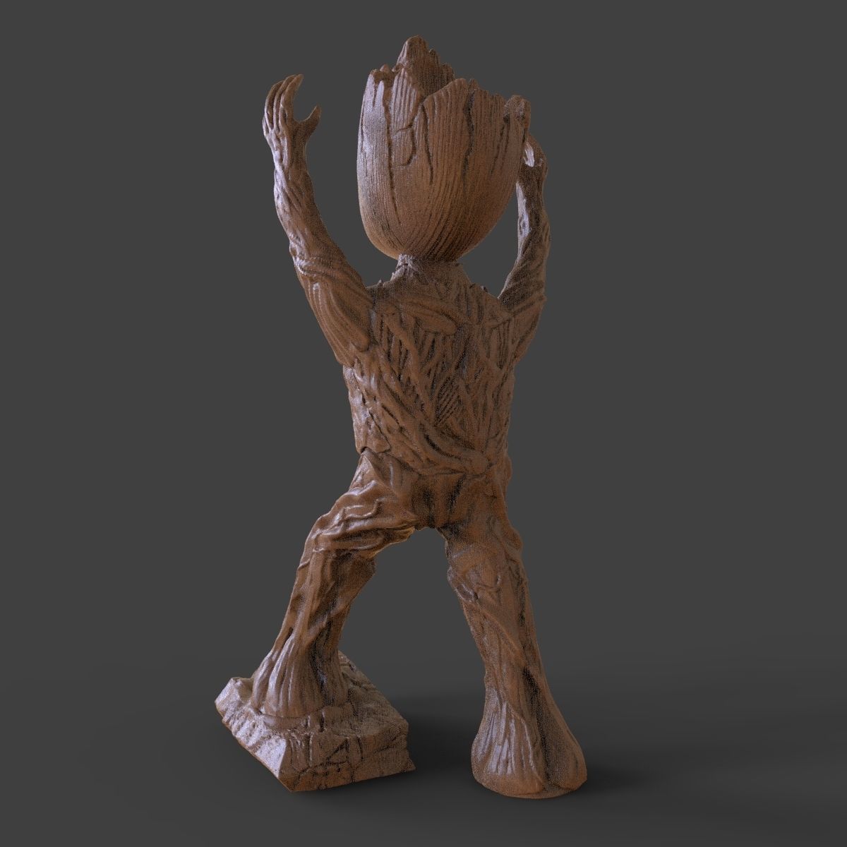BABY GROOT CELEBRATING free 3D model 3D printable | CGTrader