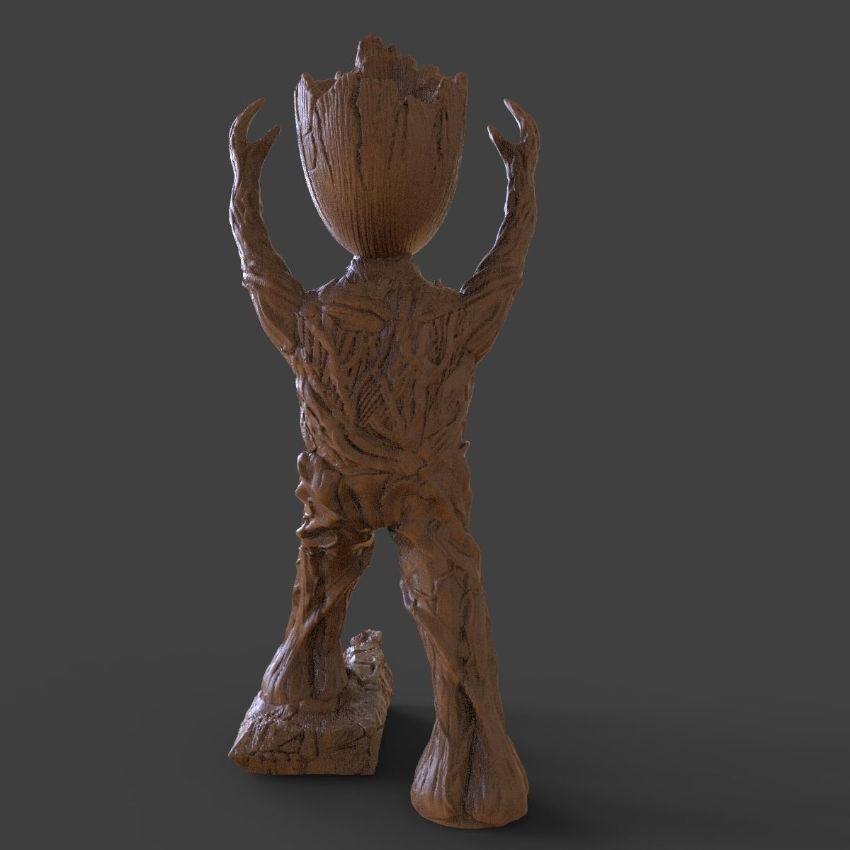 BABY GROOT CELEBRATING free 3D model 3D printable | CGTrader