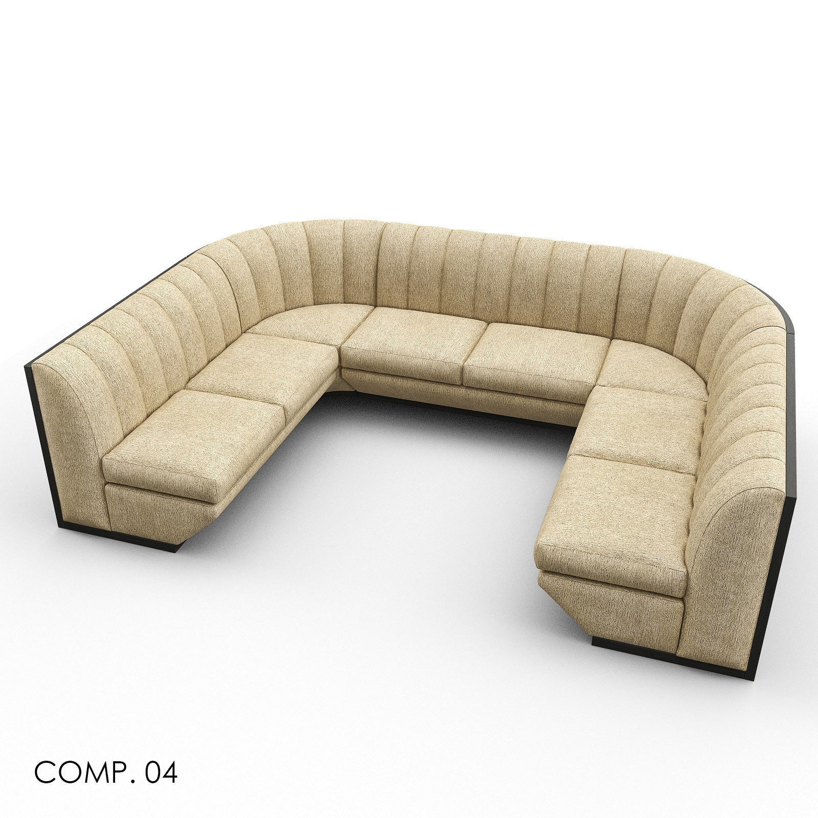 VIENNA Modular Banquet Seating 3D model | CGTrader
