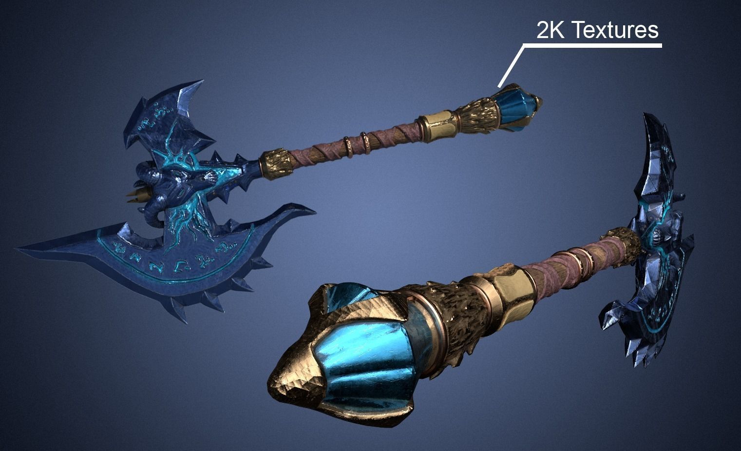 3D model Shadowmourne Axe VR / AR / low-poly | CGTrader