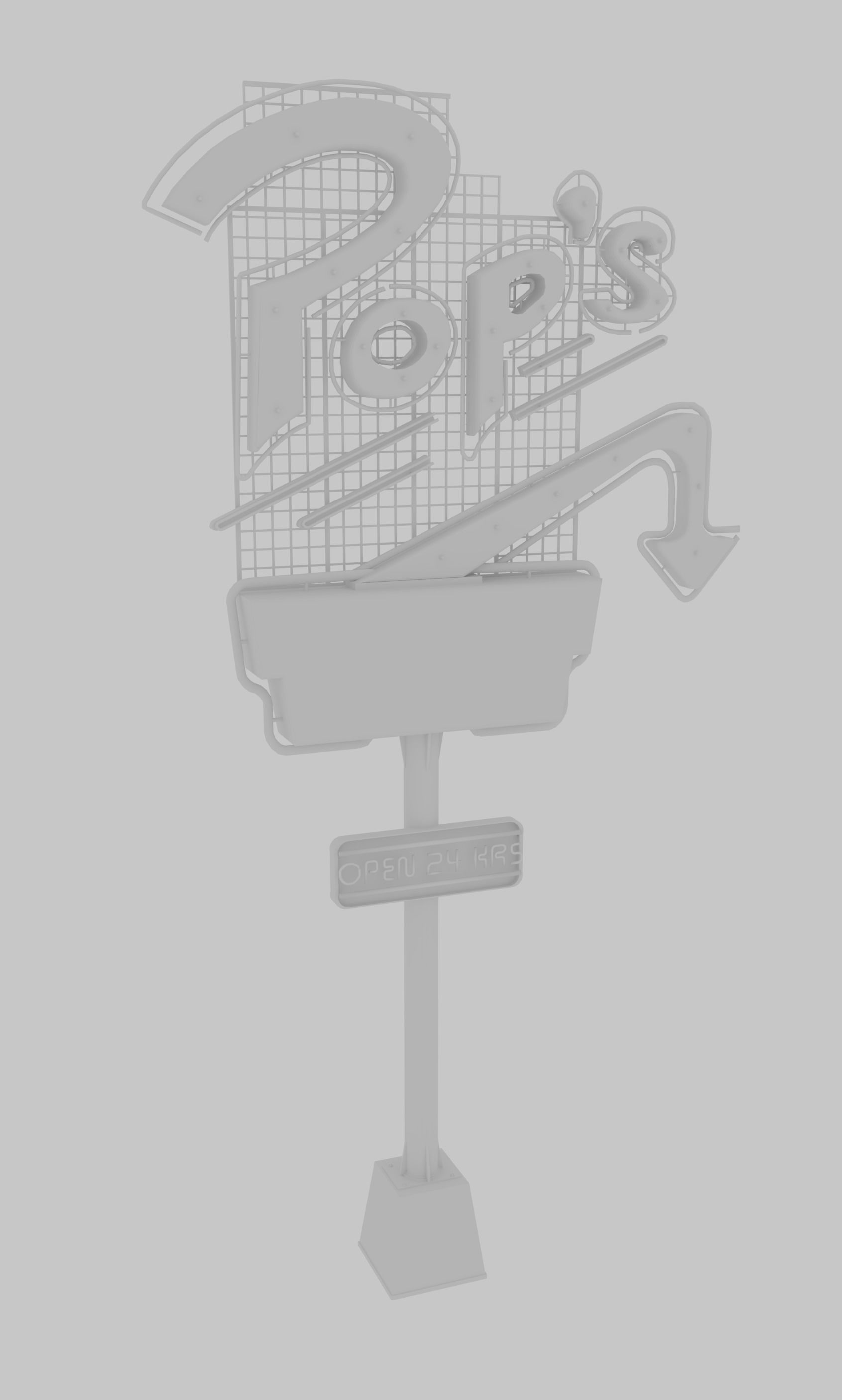 Riverdale Pops Chock lit Shoppe 3D model | CGTrader