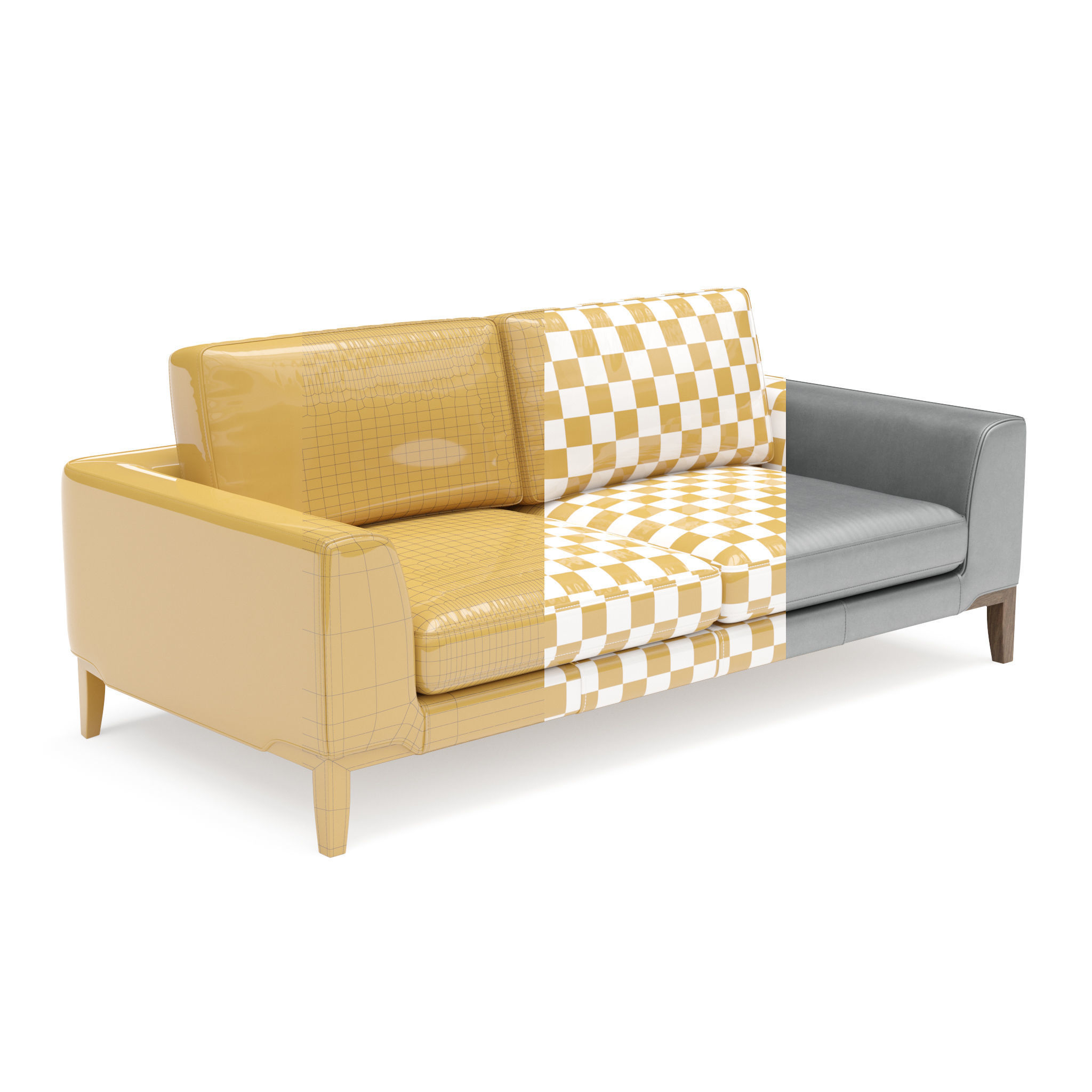 3D model CALISTO sofa VR / AR / low-poly | CGTrader