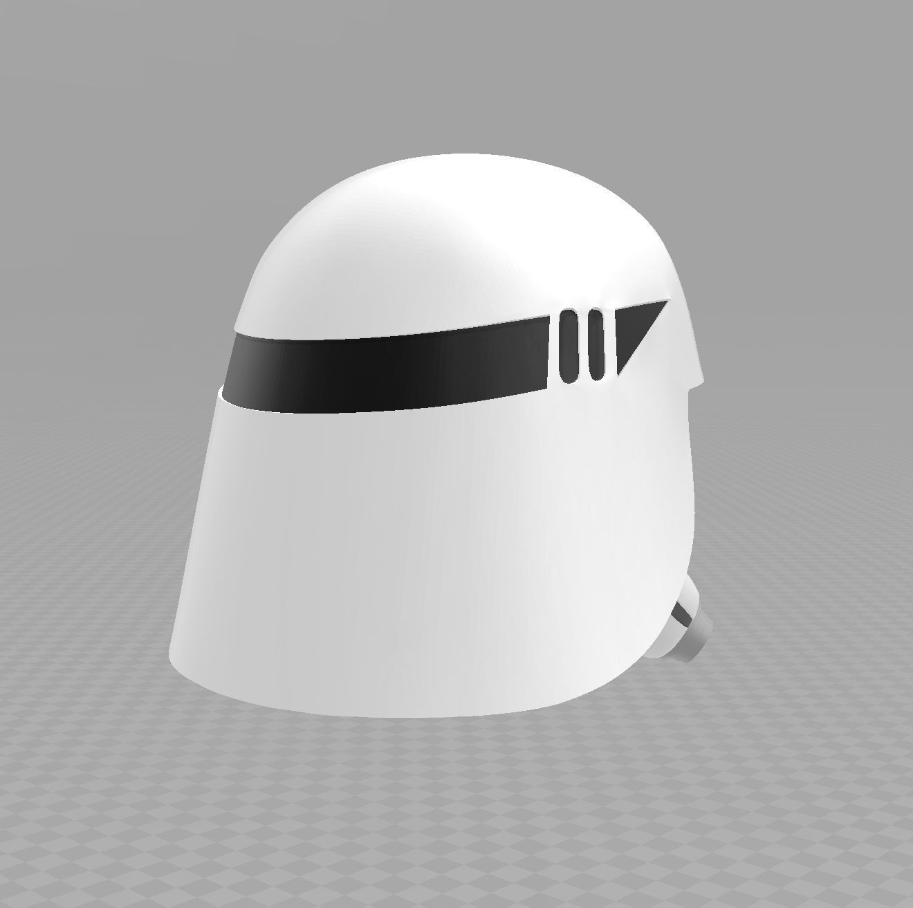 Star Wars TFA First Order SnowTrooper Flametrooper Helmet 3D model 3D ...