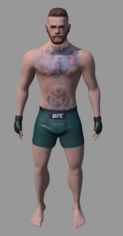 Conor McGregor 3D model | CGTrader