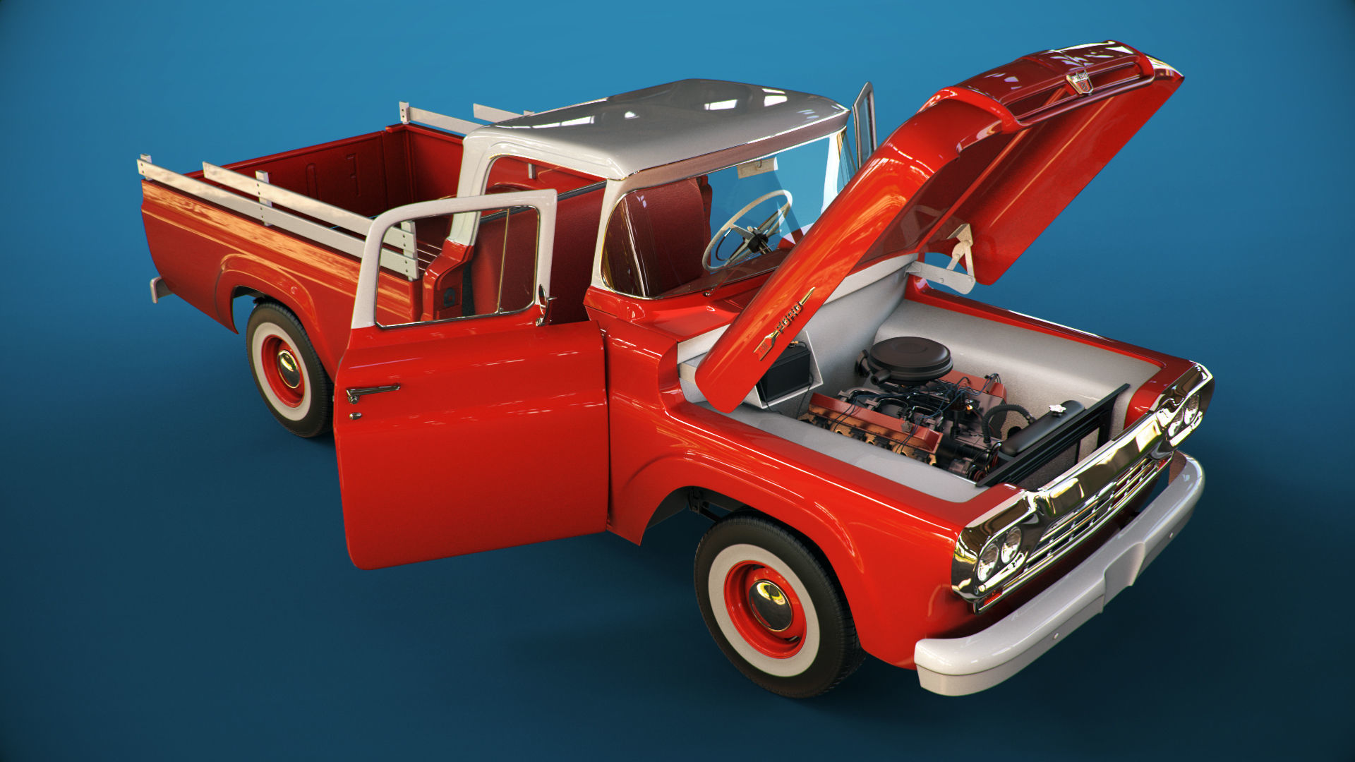 Ford F100 3D model | CGTrader
