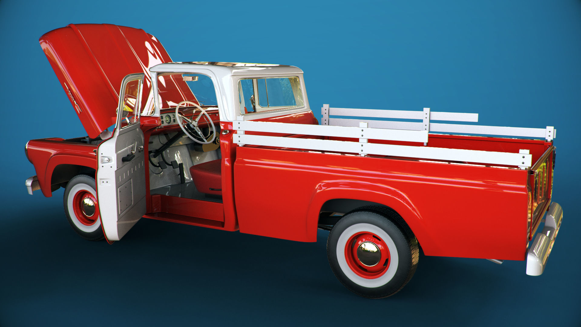 Ford F100 3D model | CGTrader