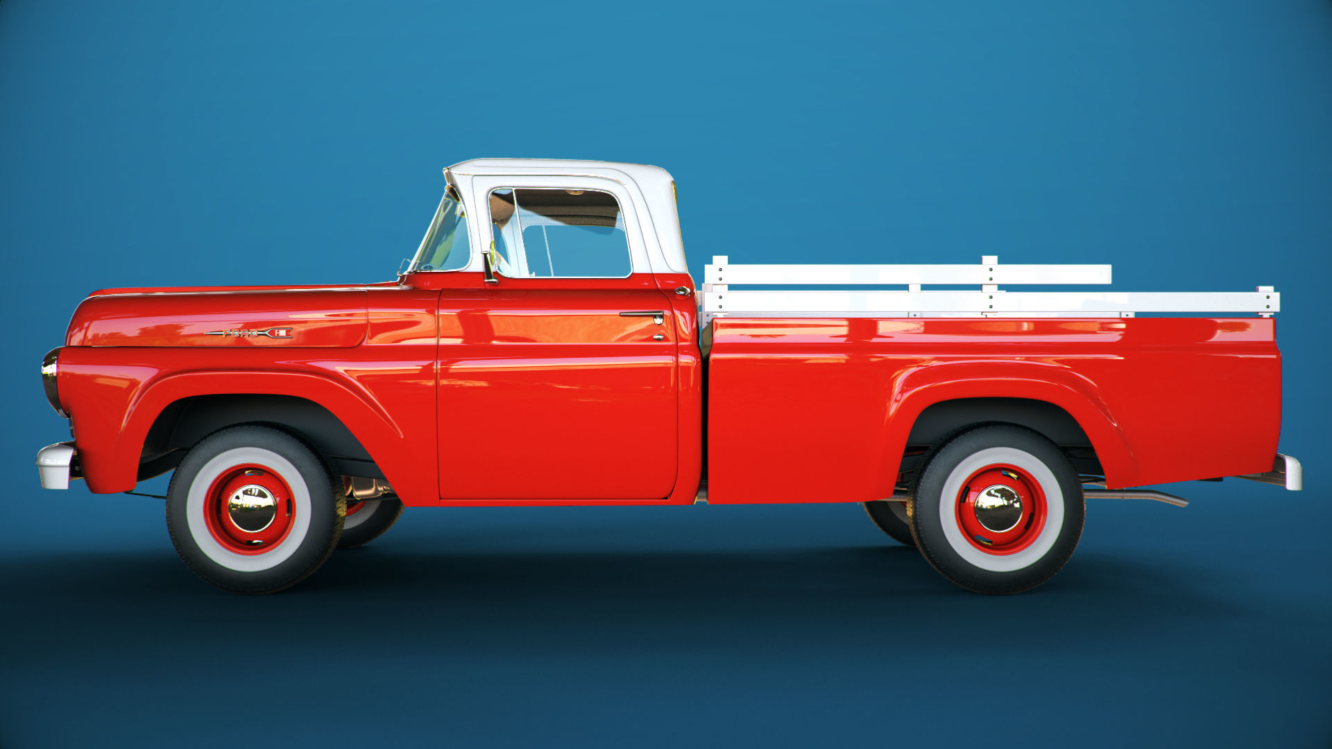 Ford F100 3D model | CGTrader