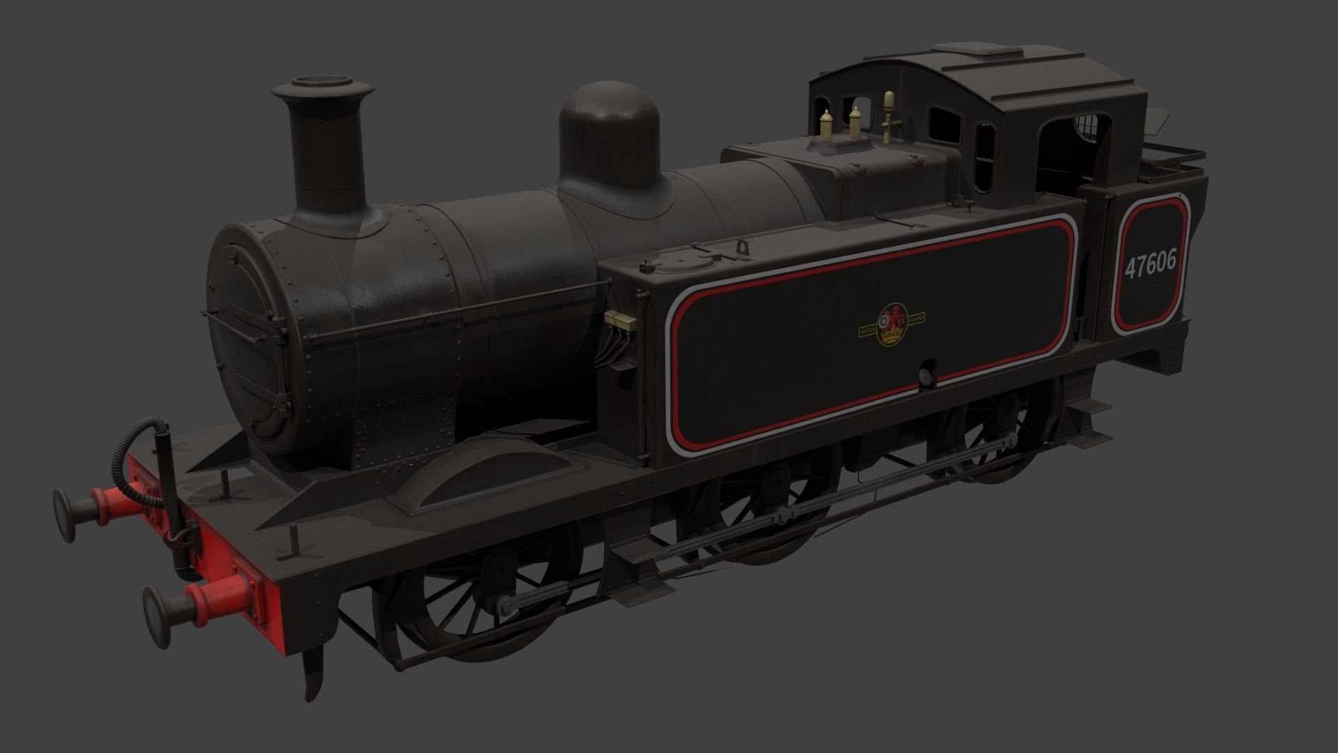 LMS Fowler Class Jinty 3D model | CGTrader