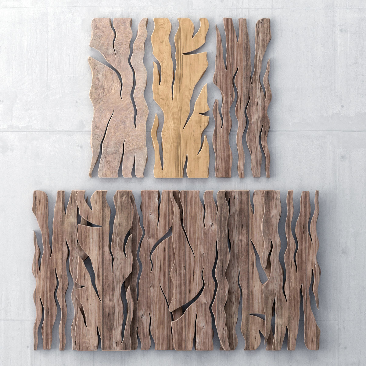 Wood slab decor 3D model | CGTrader