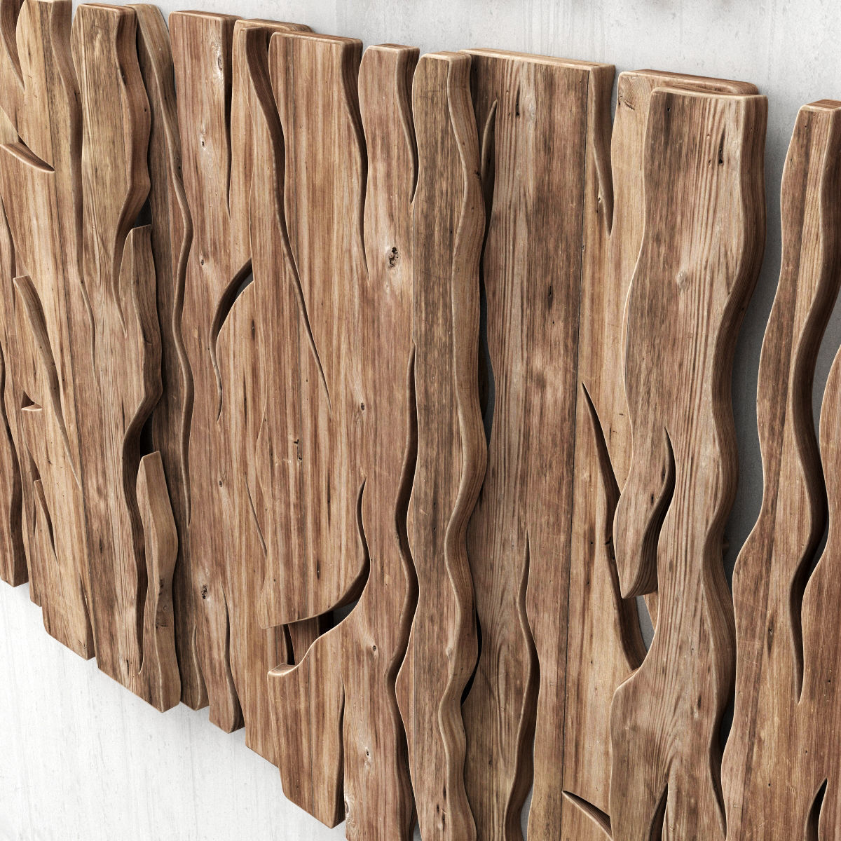 Wood slab decor 3D model | CGTrader