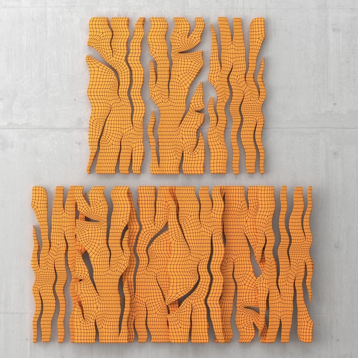 Wood slab decor 3D model | CGTrader