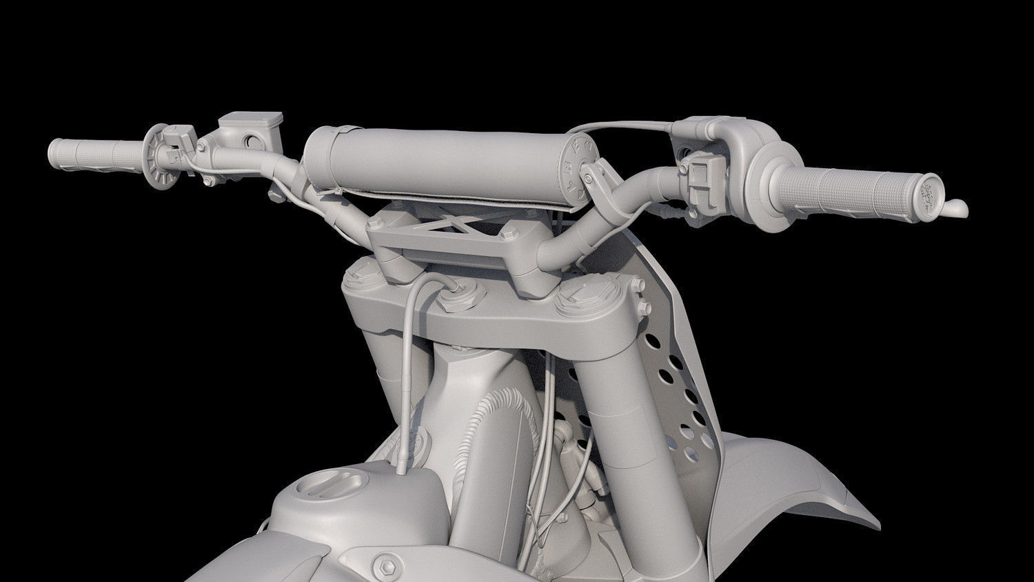 Motocross bike 3D model | CGTrader