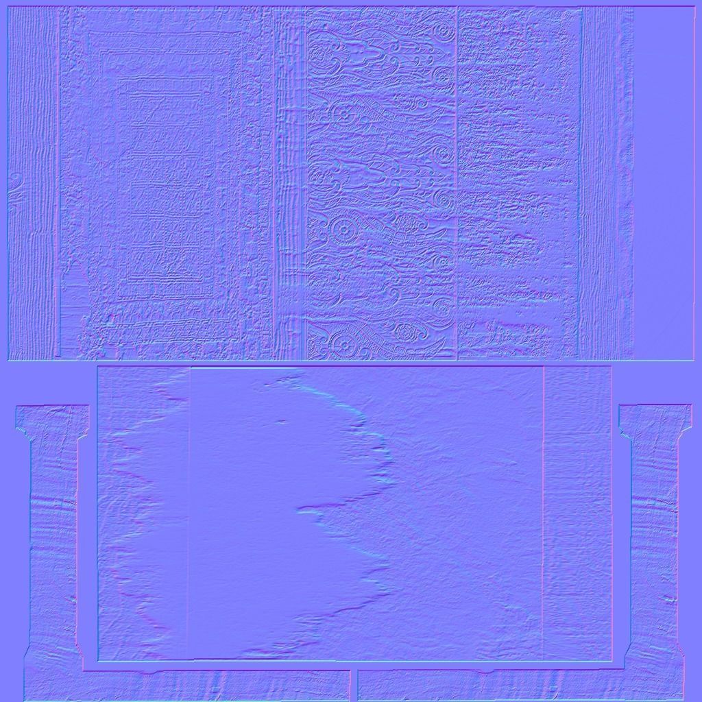 Low Poly Game Ready Modular Wall Pack free VR / AR / low-poly 3D model ...