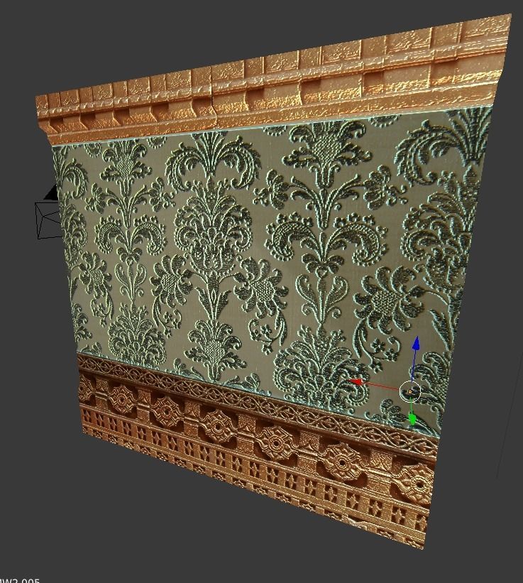 Low Poly Game Ready Modular Wall Pack free VR / AR / low-poly 3D model ...